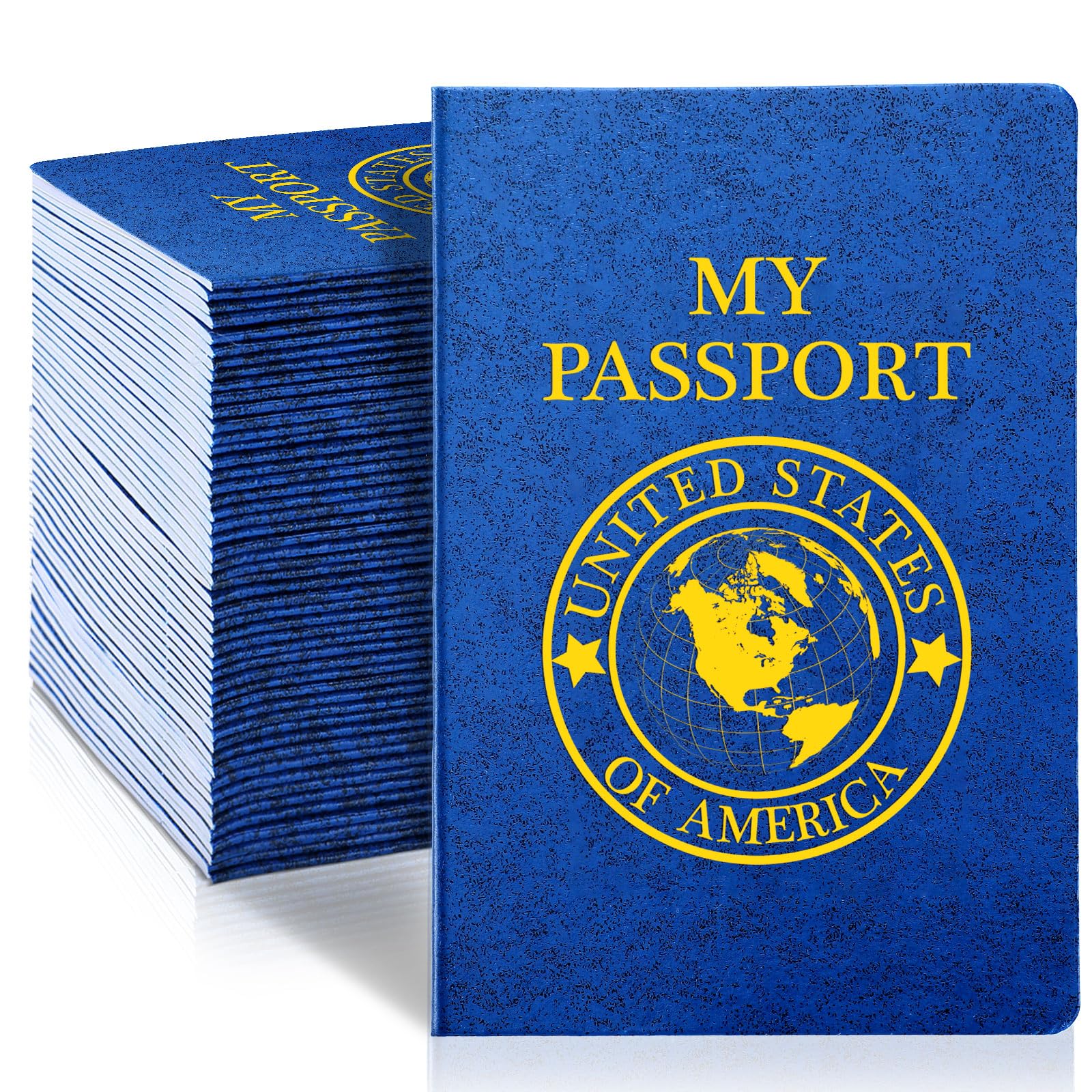 Snapklik.com : Woanger 50 Pcs Blank Passport Book Blue Passport ...