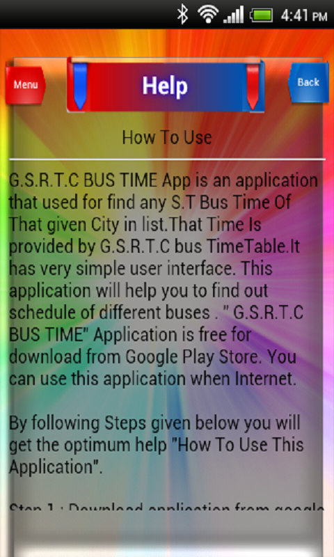 GSRTC Bus Time Table - App on Amazon Appstore