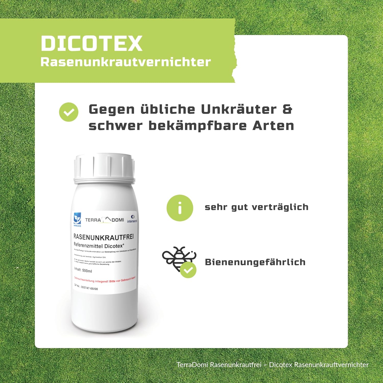 terra domi dicotex 1 liter lawn weed killer for lawn Dominica | Ubuy