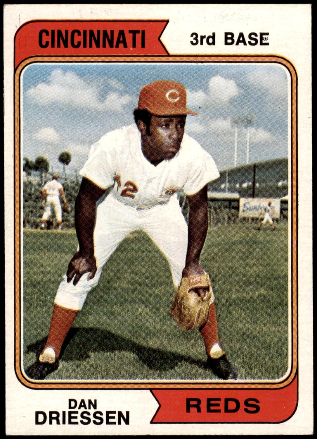 Amazon.com: 1974 Topps # 341 Dan Driessen Cincinnati Reds (Baseball ...