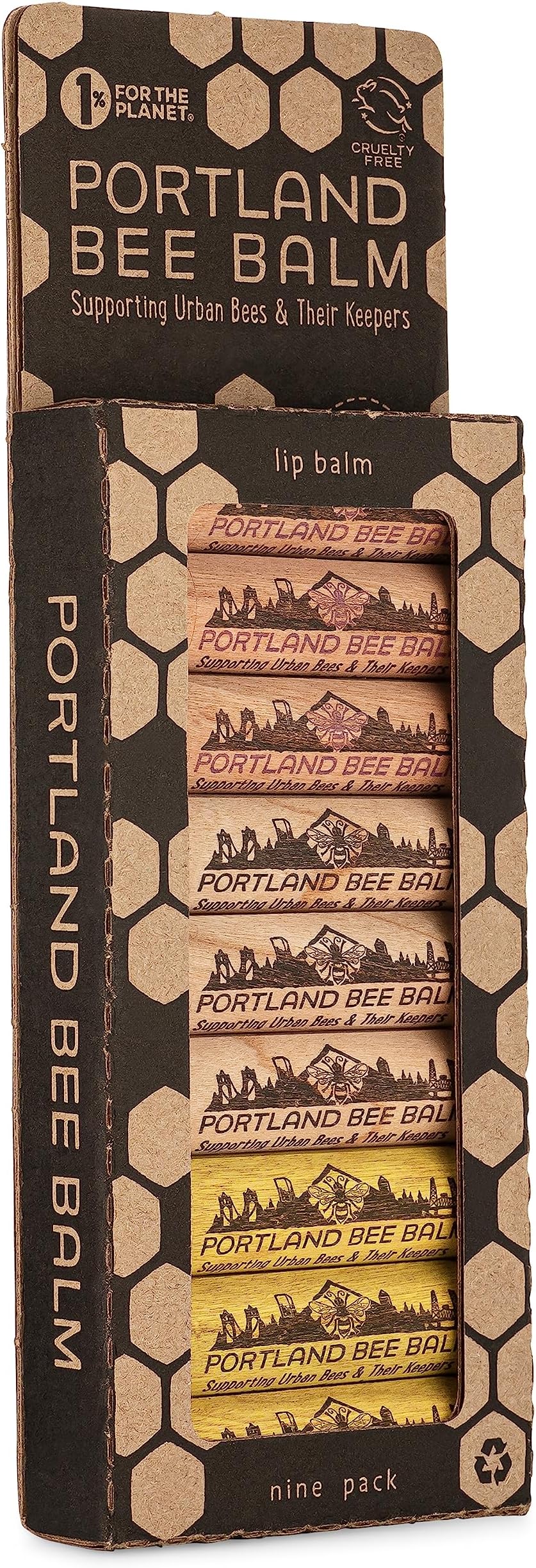 Amazon.com : Portland Bee Balm All Natural Handmade Beeswax Based Lip ...