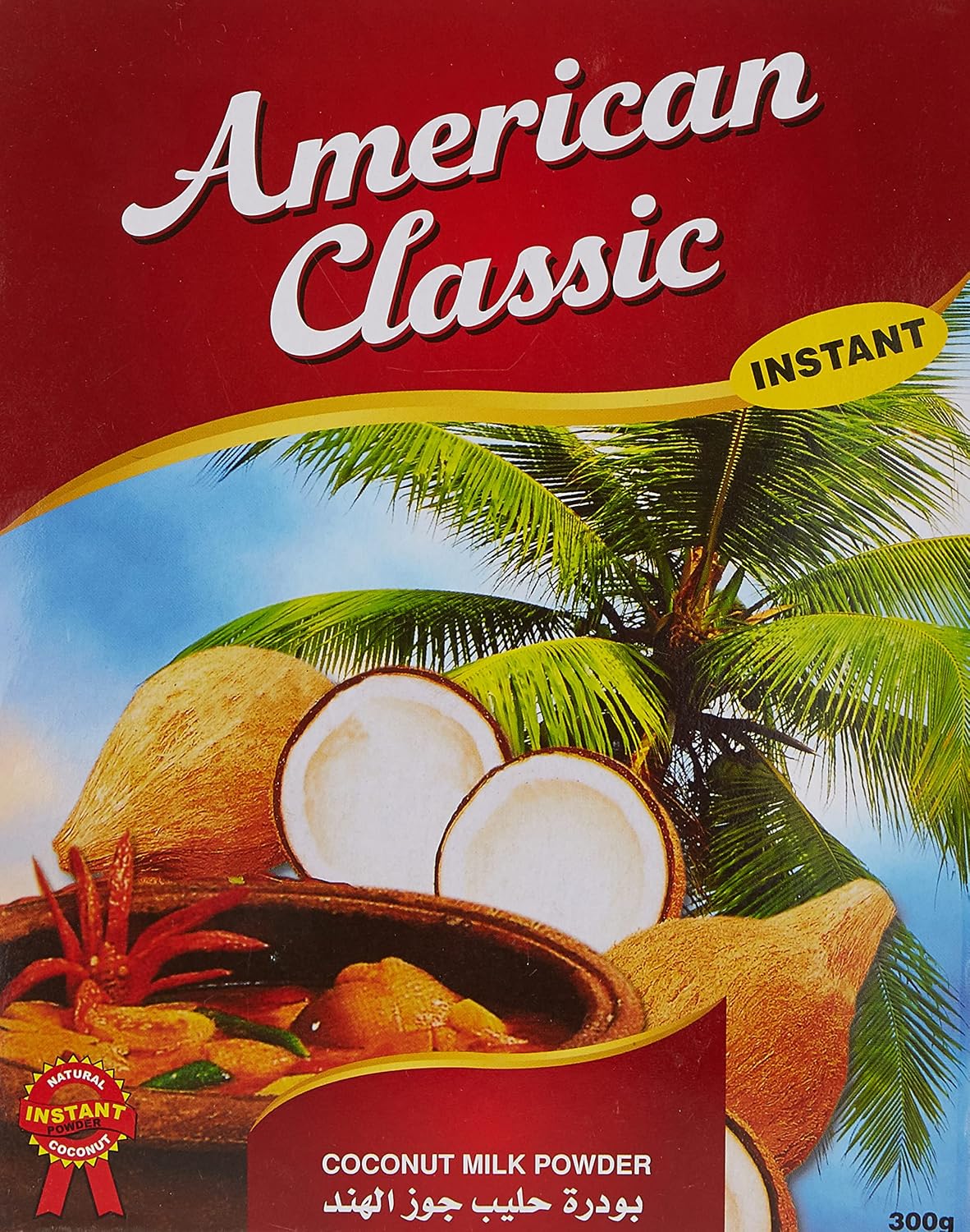 AMERICAN CLASSIC Coconut Milk Powder, 300 gm: Buy Online at Best Price ...