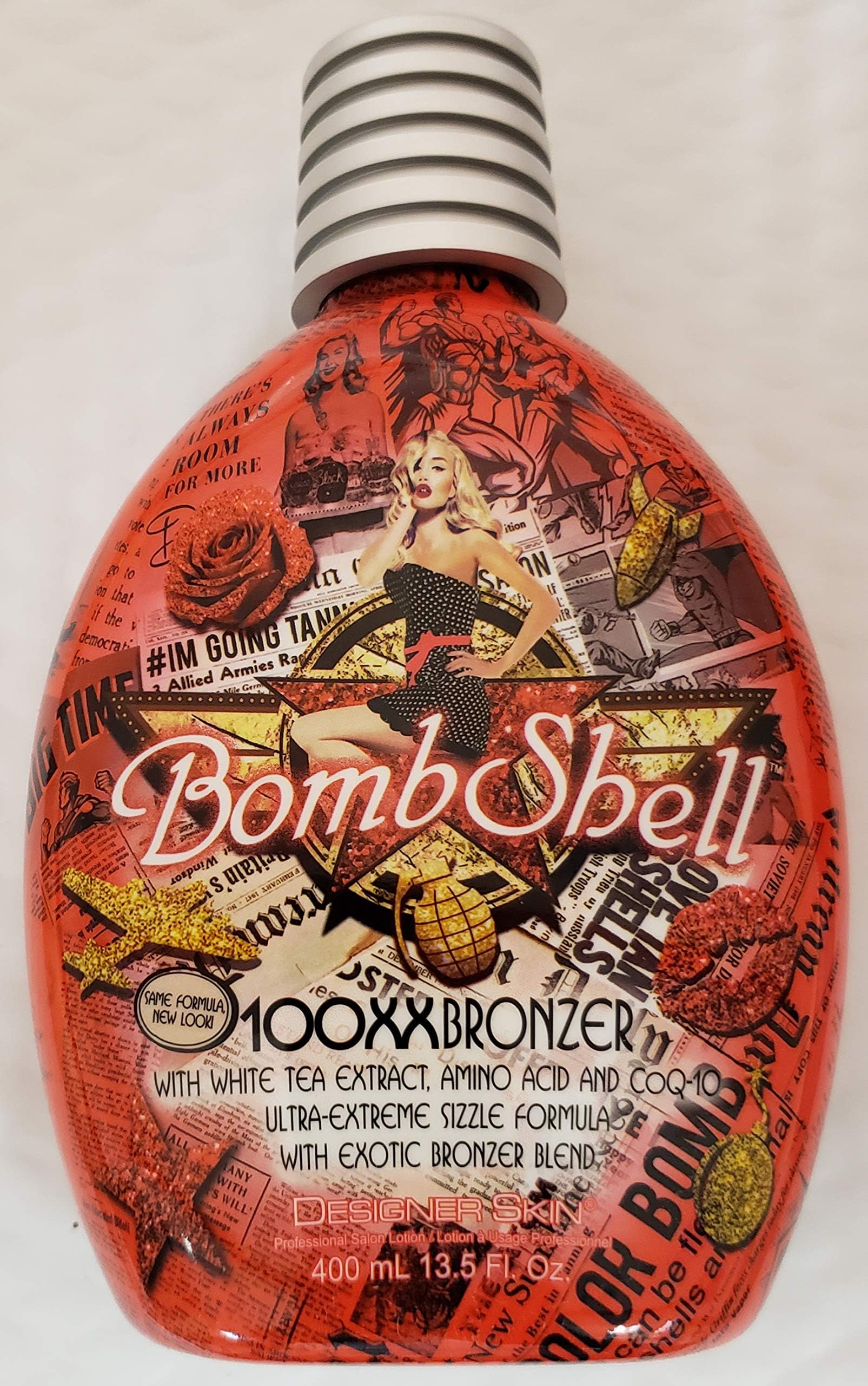 Amazon.com : Designer Skin BombShell, 100XXBronzer, 13.5-Ounce Bottle ...