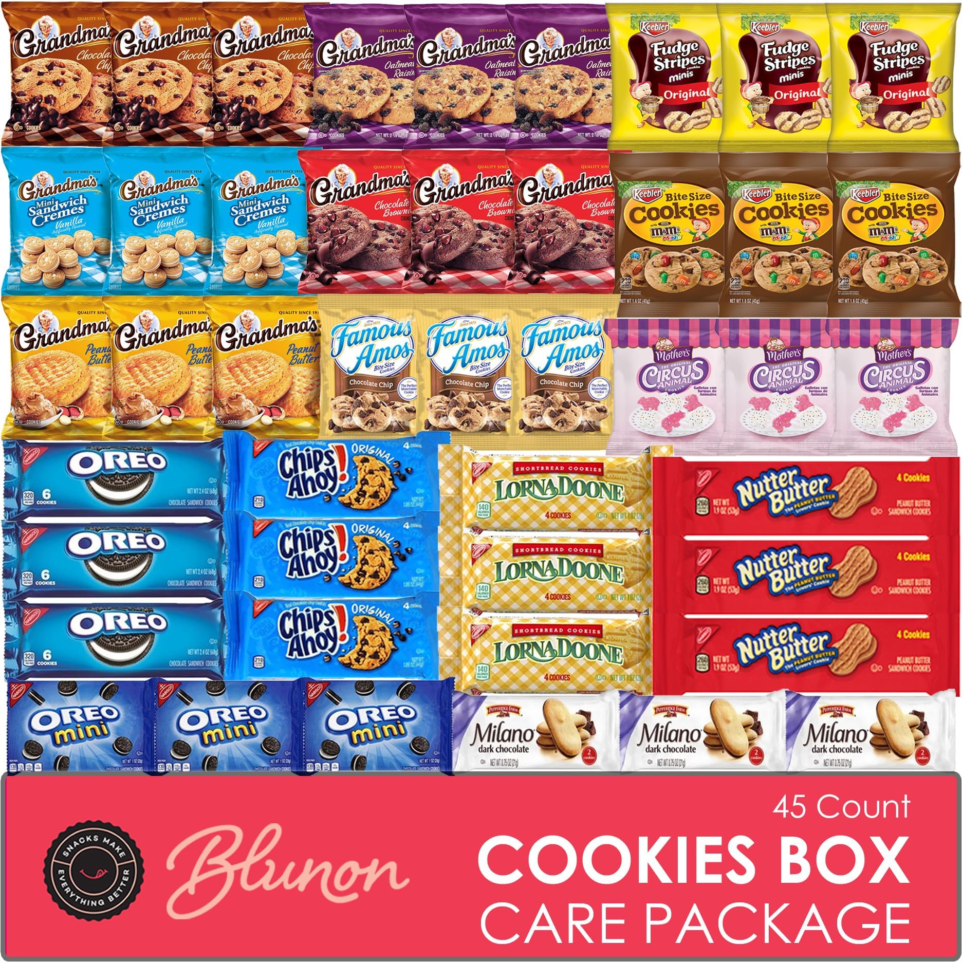Amazon.com : Oreo and Chips Ahoy Variety Pack - Nabisco Cookies Snack ...