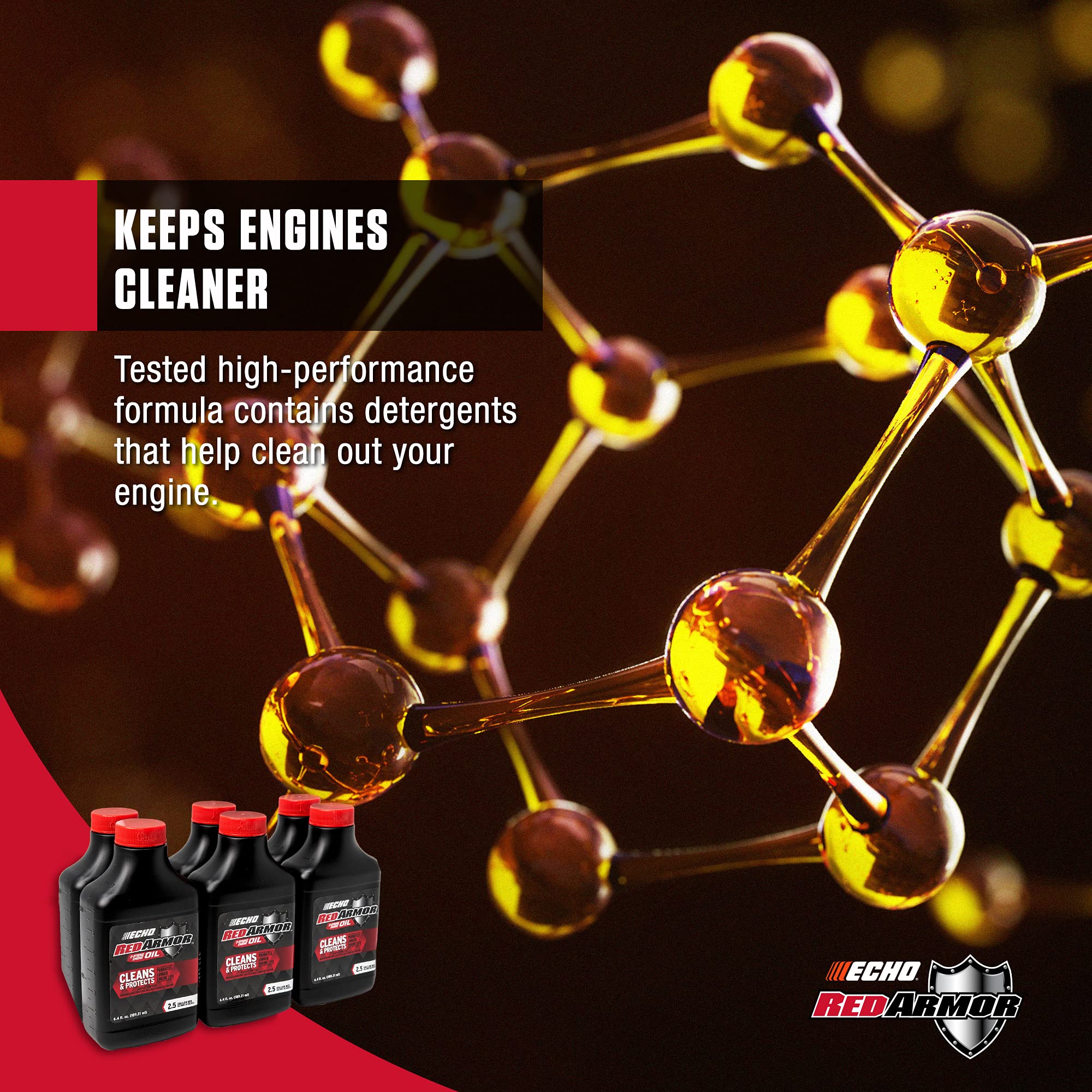 Snapklik.com : Echo Products 6550025 Red Armor Oil Mix 2-Cycle2-Stroke ...