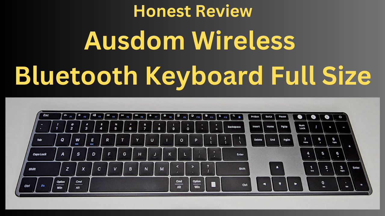 Watch Honest Review of the Ausdom Wireless Bluetooth Keyboard on Amazon ...