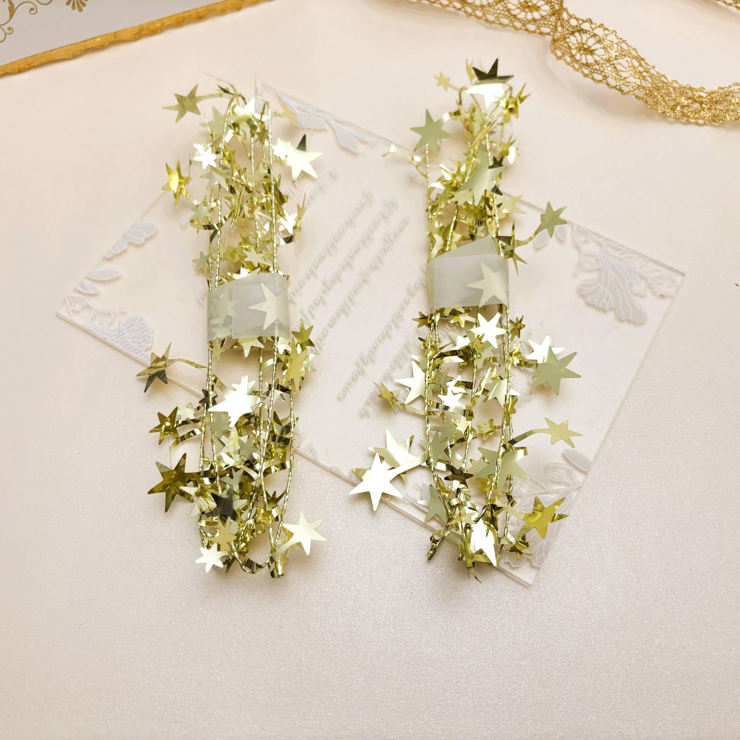 Star Themed Centerpieces With Candles