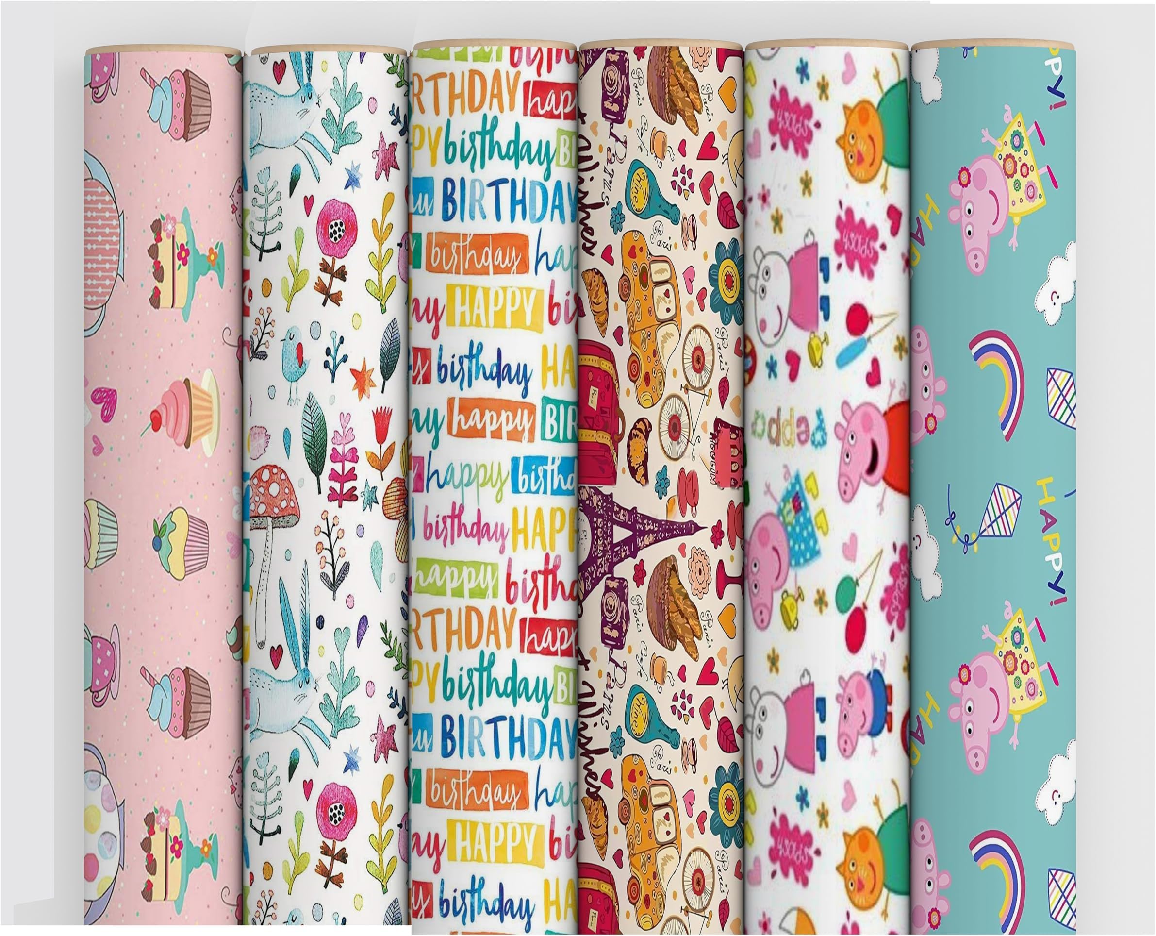 AccuPrints Pack Of 6 | Size 20 X 30 Inch |Gift Wrapping Paper Sheet ...