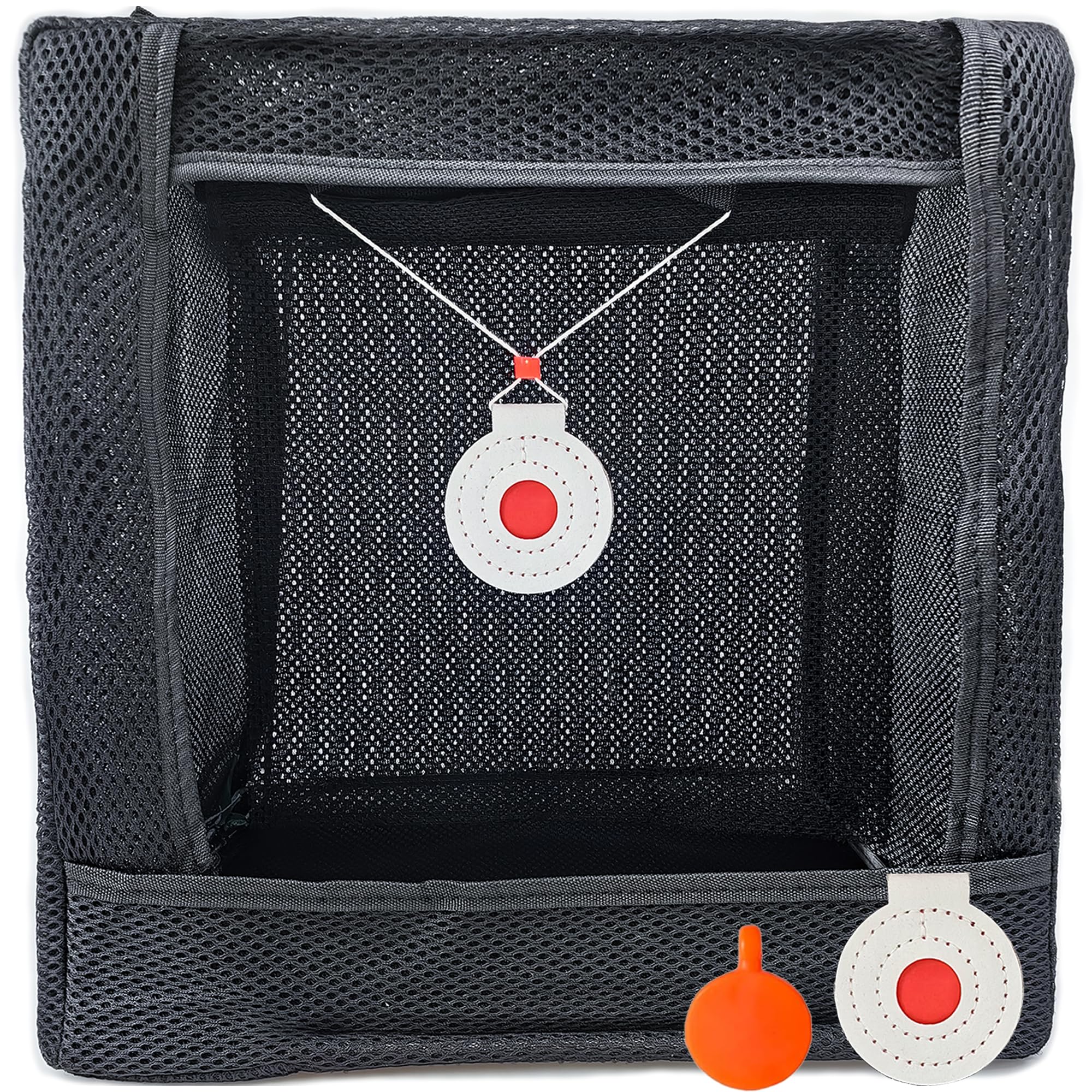 Amazon.com : Slingshot Foldable Target Catch Box Set with 2 Bullseye ...
