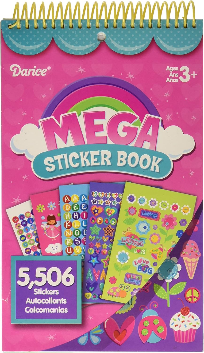 Amazon.com: DARICE STRK-12G Mega Decorative Stickers, Girl : Toys & Games