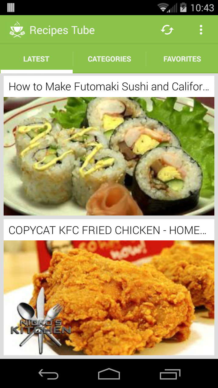 Recipes Tube - Cooking Videos - App on Amazon Appstore