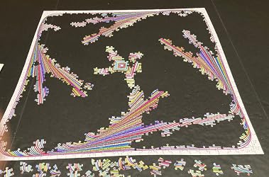 Amazon.com: Bgraamiens Puzzle-Twisted 3D Colorful squares-1000 Pieces ...