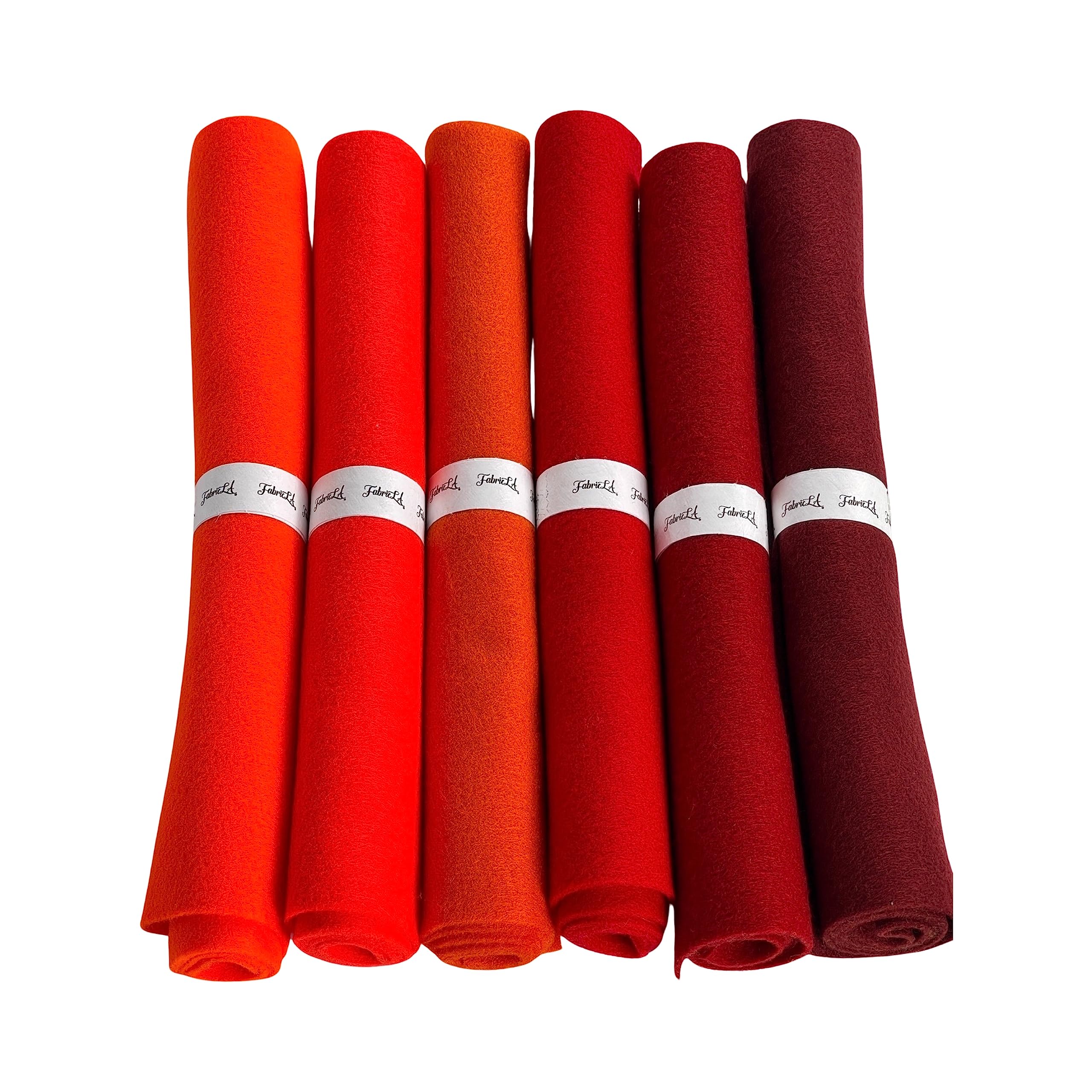 Amazon.com: FabricLA Craft Felt Fabric Rolls - 6 Pieces Felt Sheets ...