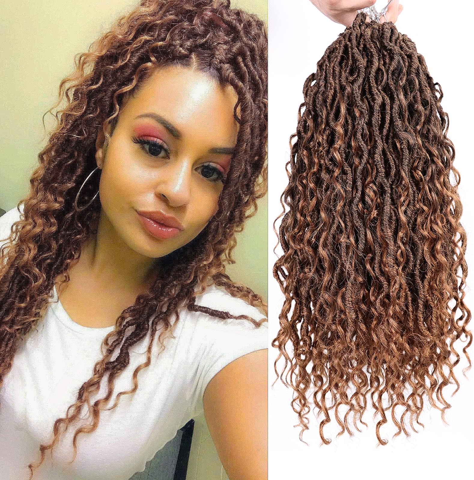 Amazon.com : Goddess Curly Box Braids Crochet Braids Hair 3S Wavy Box ...