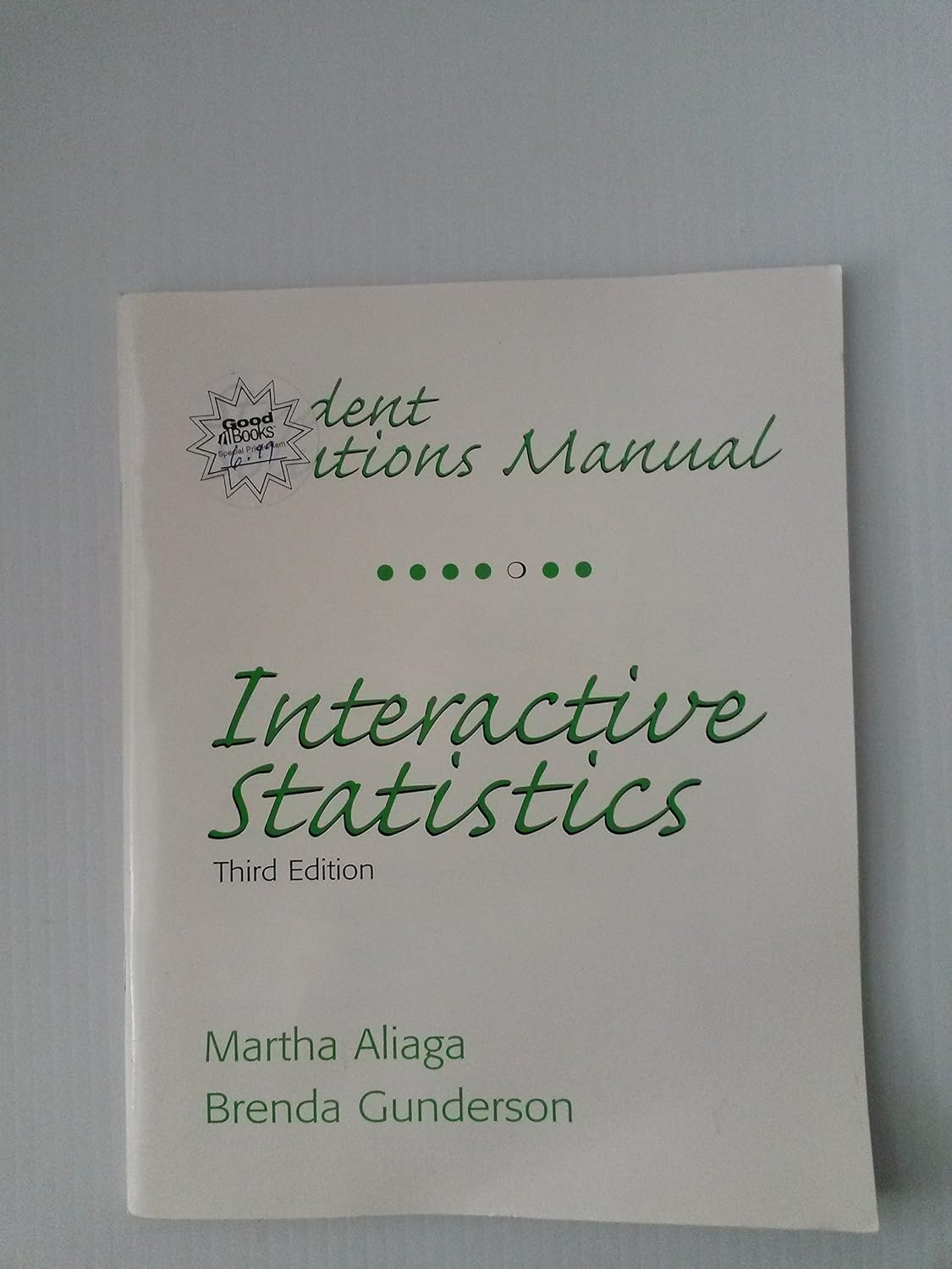 Amazon.com: Student Solutions Manual for Interactive Statistics ...