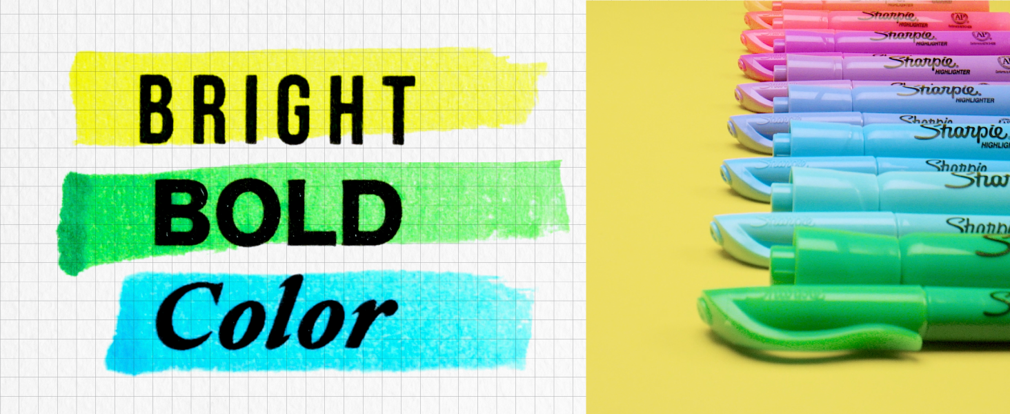 All Sharpie Highlighter Colors
