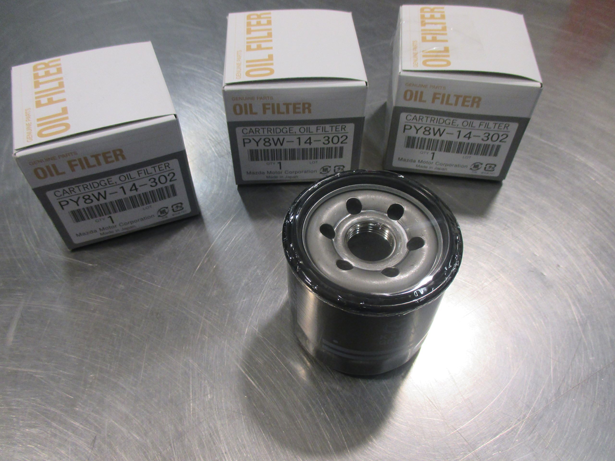 Amazon.com: Mazda CX-9 2016-2017 three New genuine OEM oil filters with ...