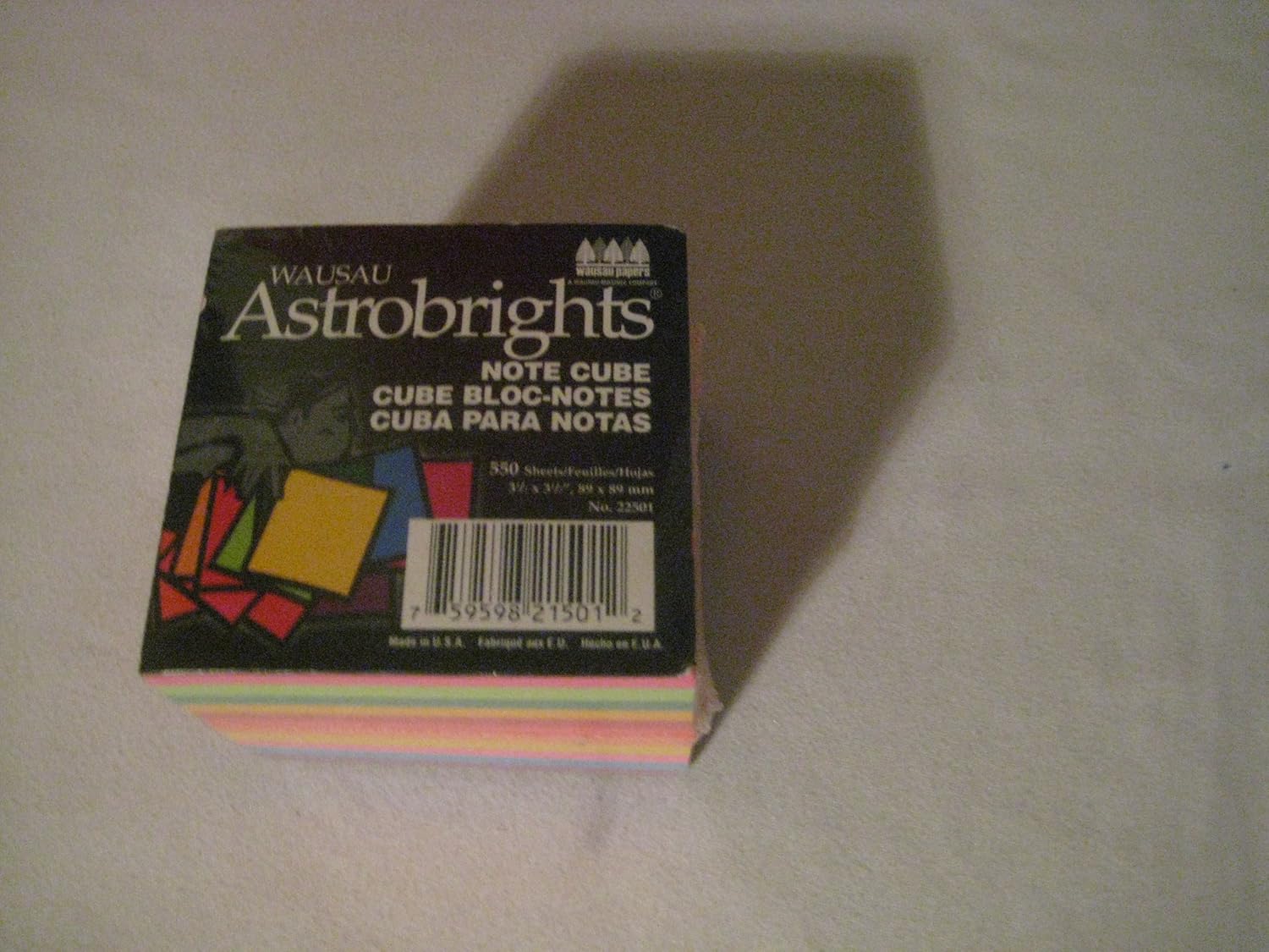 Amazon.com : Note Cube 550 Sheets : Sticky Note Pads : Office Products