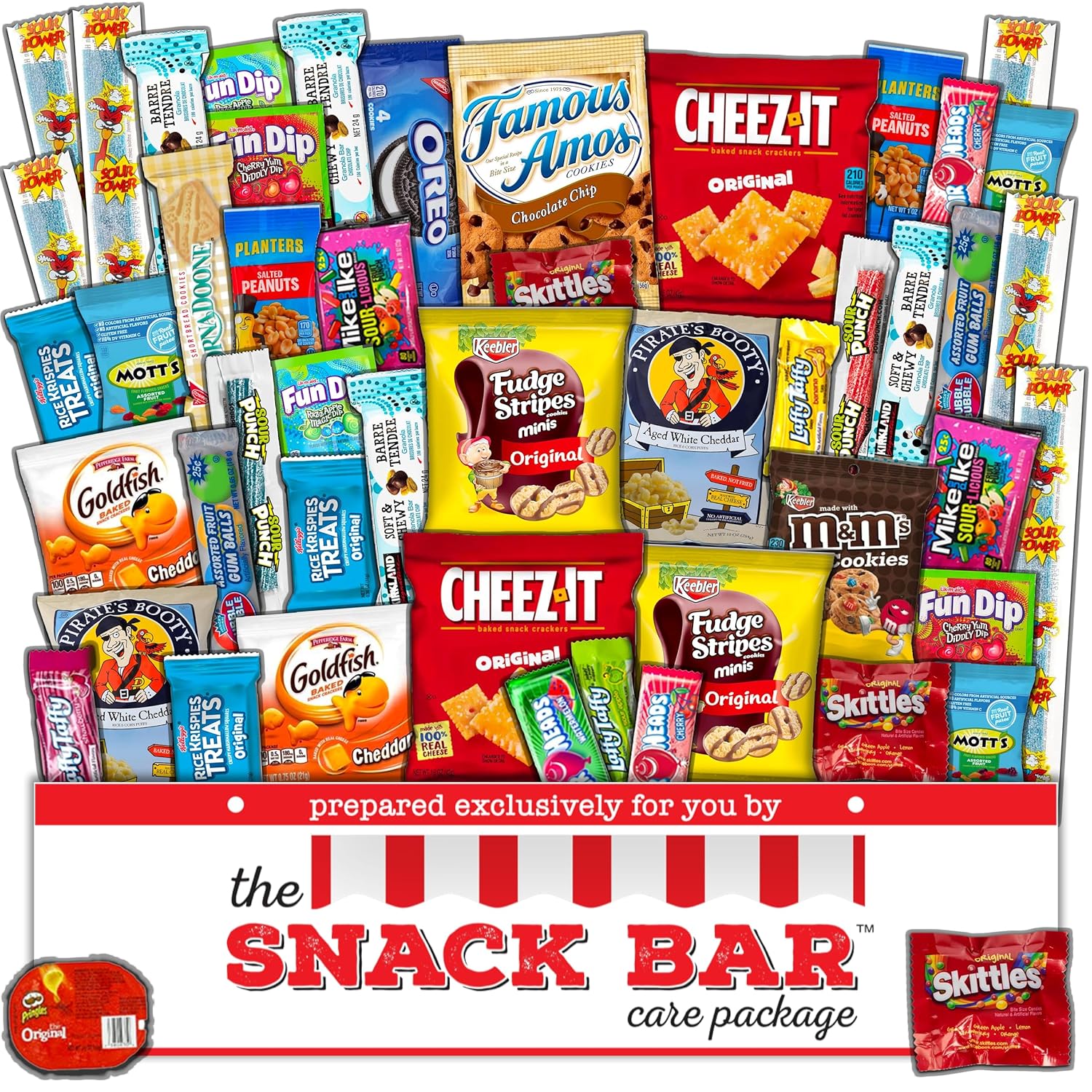 Amazon.com : The Snack Bar - Snack Care Package (50 count) - Variety ...