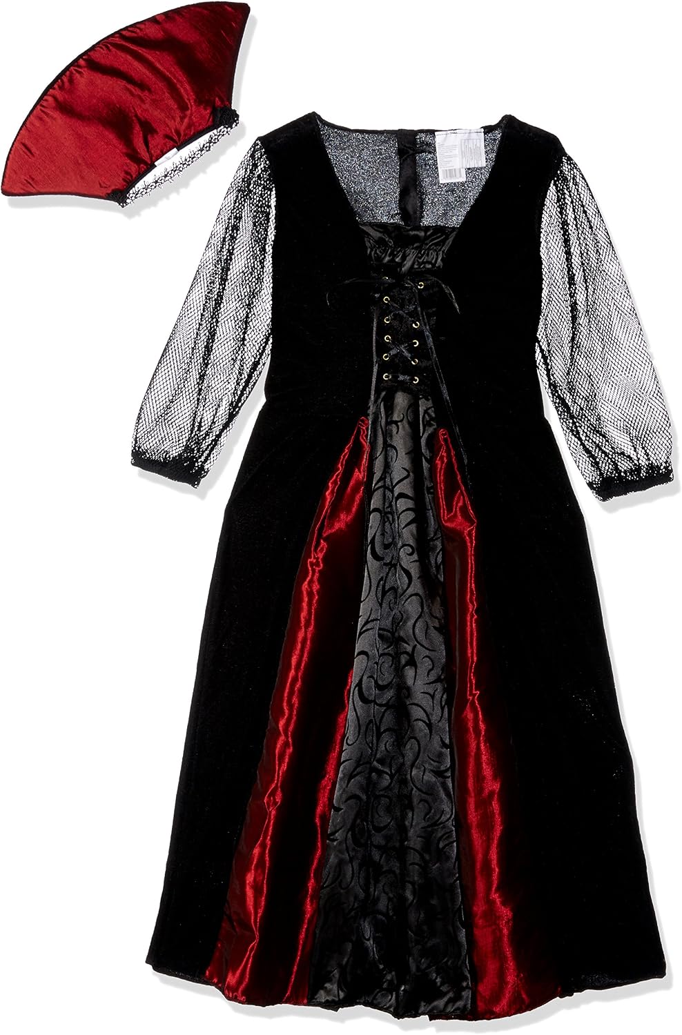 Amazon.com: Fun World Goth Maiden Vamp Costume, Small 4-6, Multicolor ...