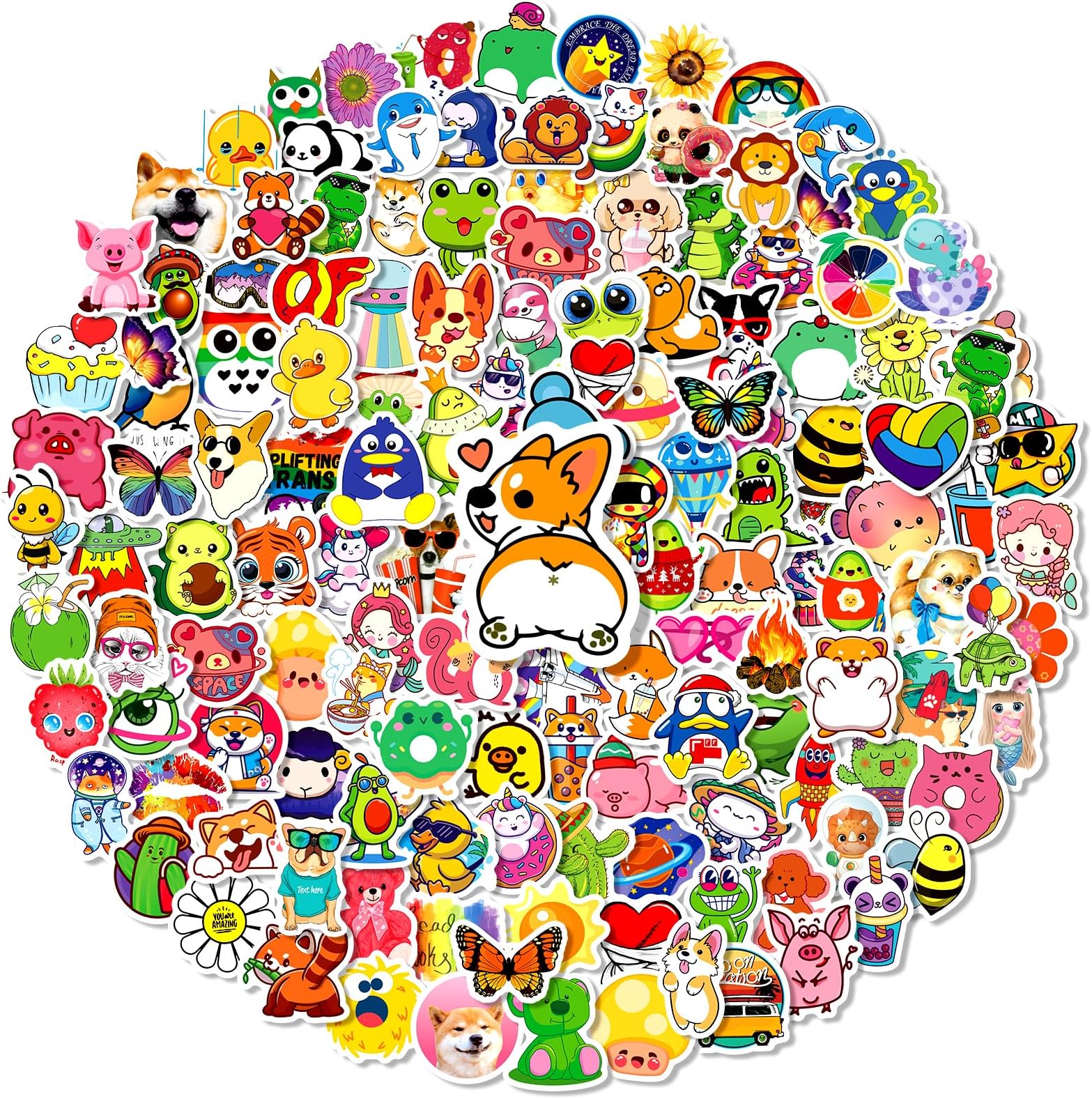 Amazon.com: 1000 PCS Stickers for Water Bottles, Cool Stickers Pack for ...