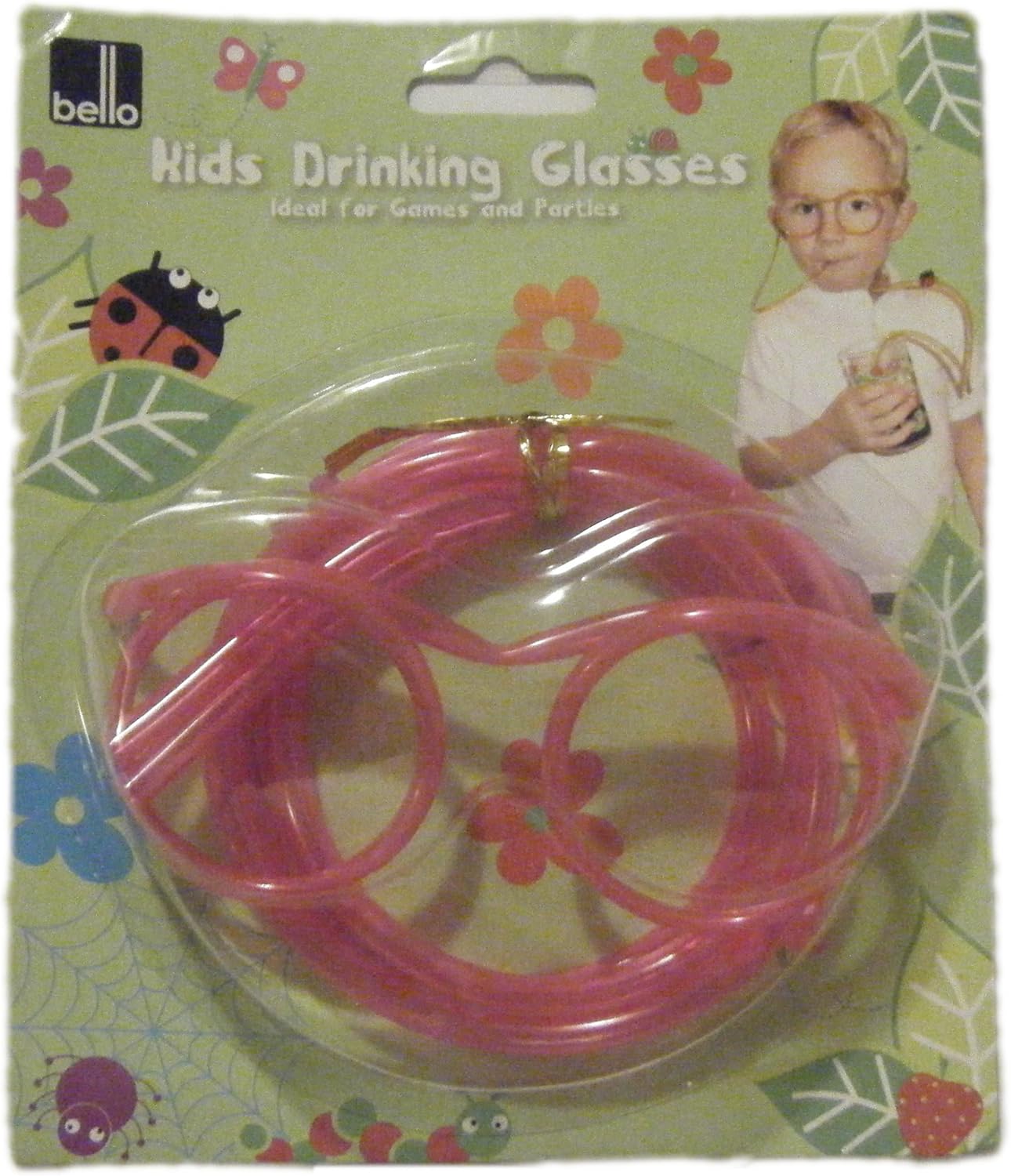 Amazon.com: Bello- Kids Straw Style Drinking Glasses 1 Pair - Ideal For ...