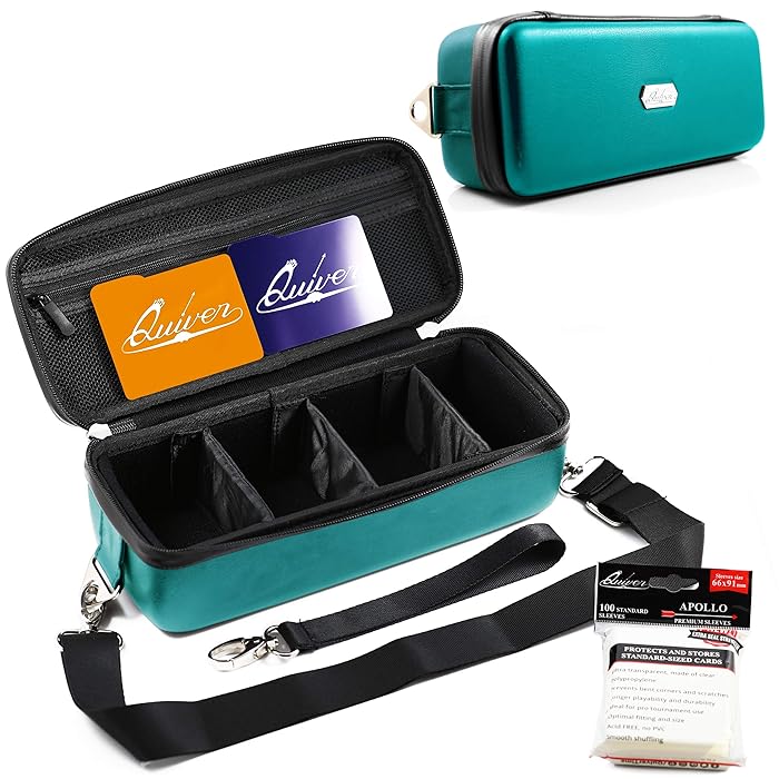 Buy Quiver Time Teal Bolt Collector Card Carrying Case - Card/Deck ...