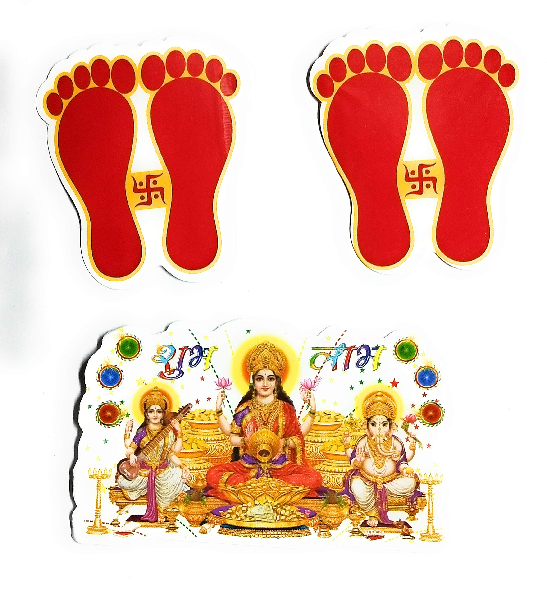 Buy Happy Diwali - Goddess Lakshmi Maa - Laxmi Ganesh Saraswati Pooja ...