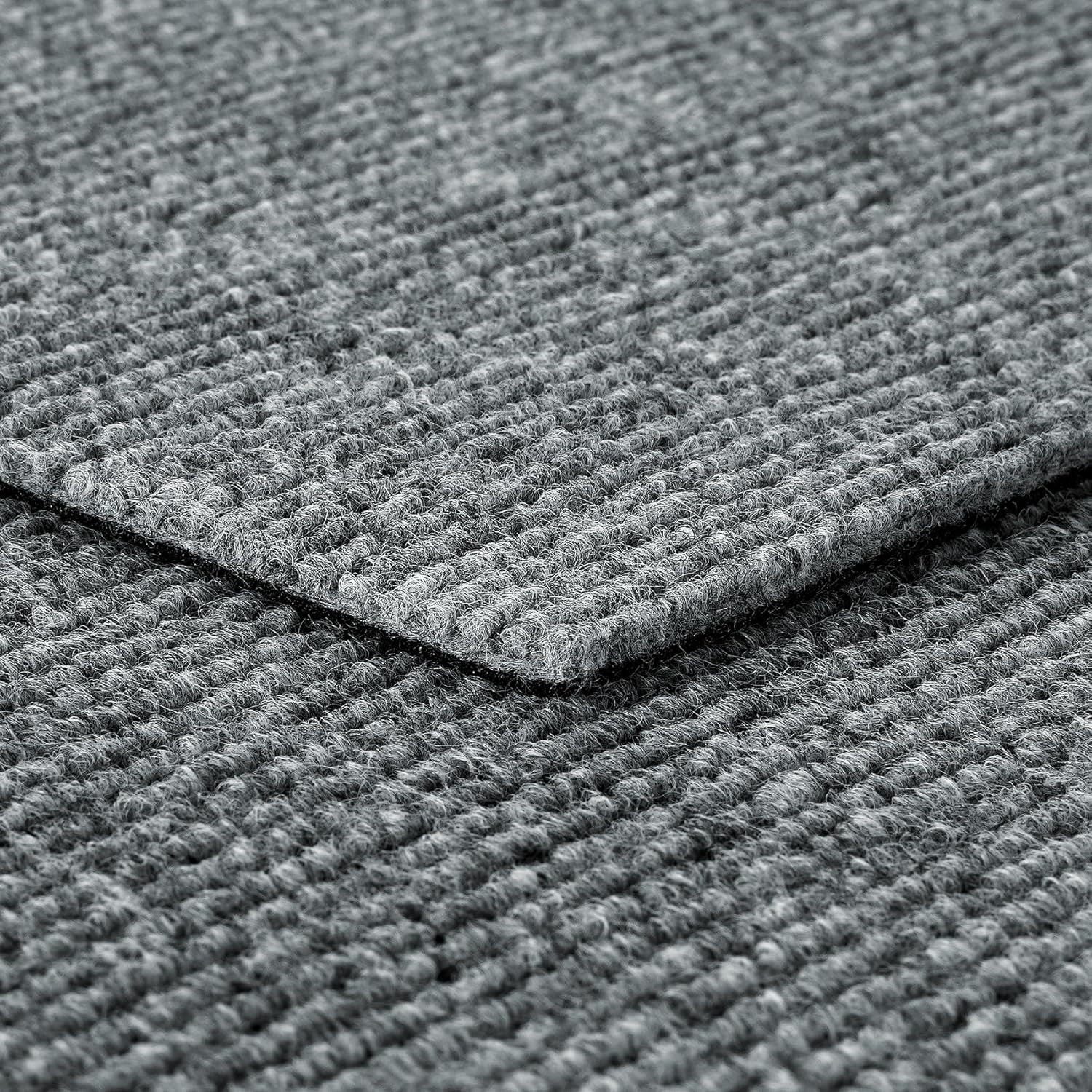 Livelynine 24x24 Gray Carpet Tiles Peel and Stick Carpet Squares 16 ...