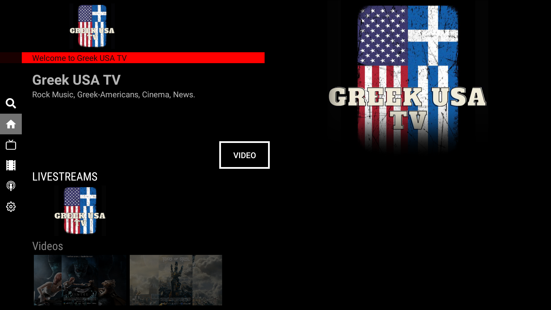 Greek USA TV - App on Amazon Appstore