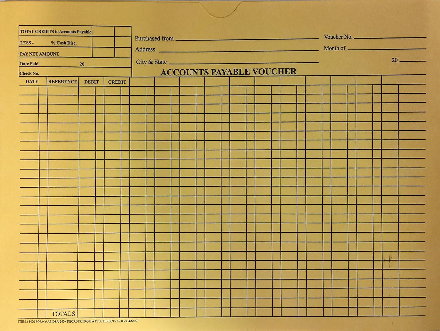 Amazon.com : Accounts Payable Voucher Envelopes-Buff (500/Box ...