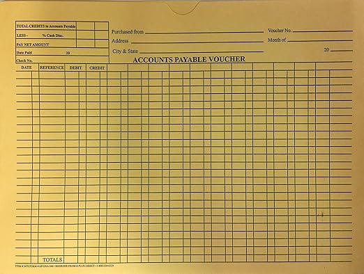 Amazon.com : Accounts Payable Voucher Envelopes-Buff (500/Box ...