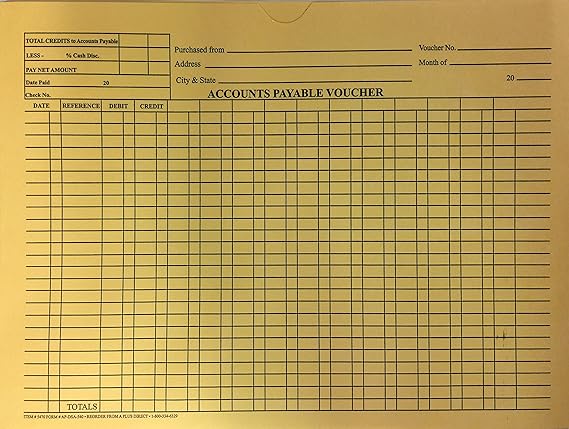 Amazon.com : Accounts Payable Voucher Envelopes-Buff (500/Box ...