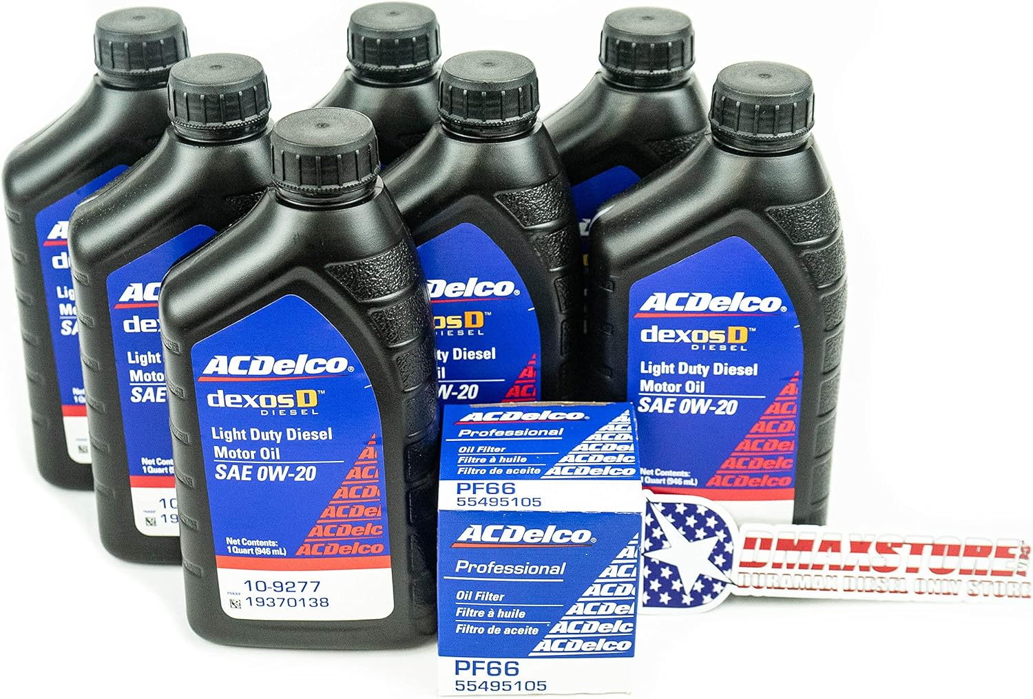 Amazon.com: DmaxStore AC Delco DexosD 0w-20 Light Duty Diesel Engine ...