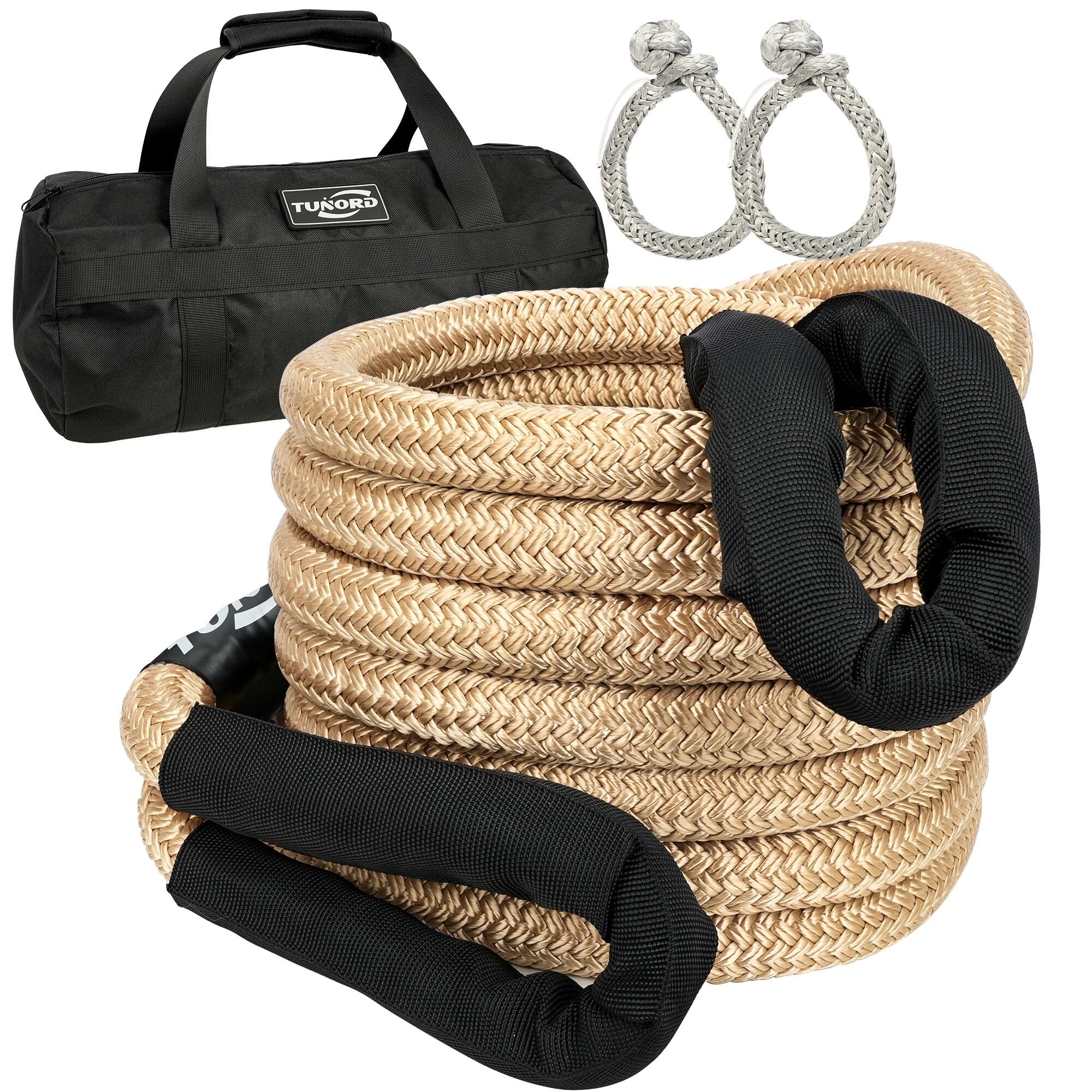 Snapklik.com : TUNORD Nylon Kinetic Recovery Tow Rope Heavy Duty ...
