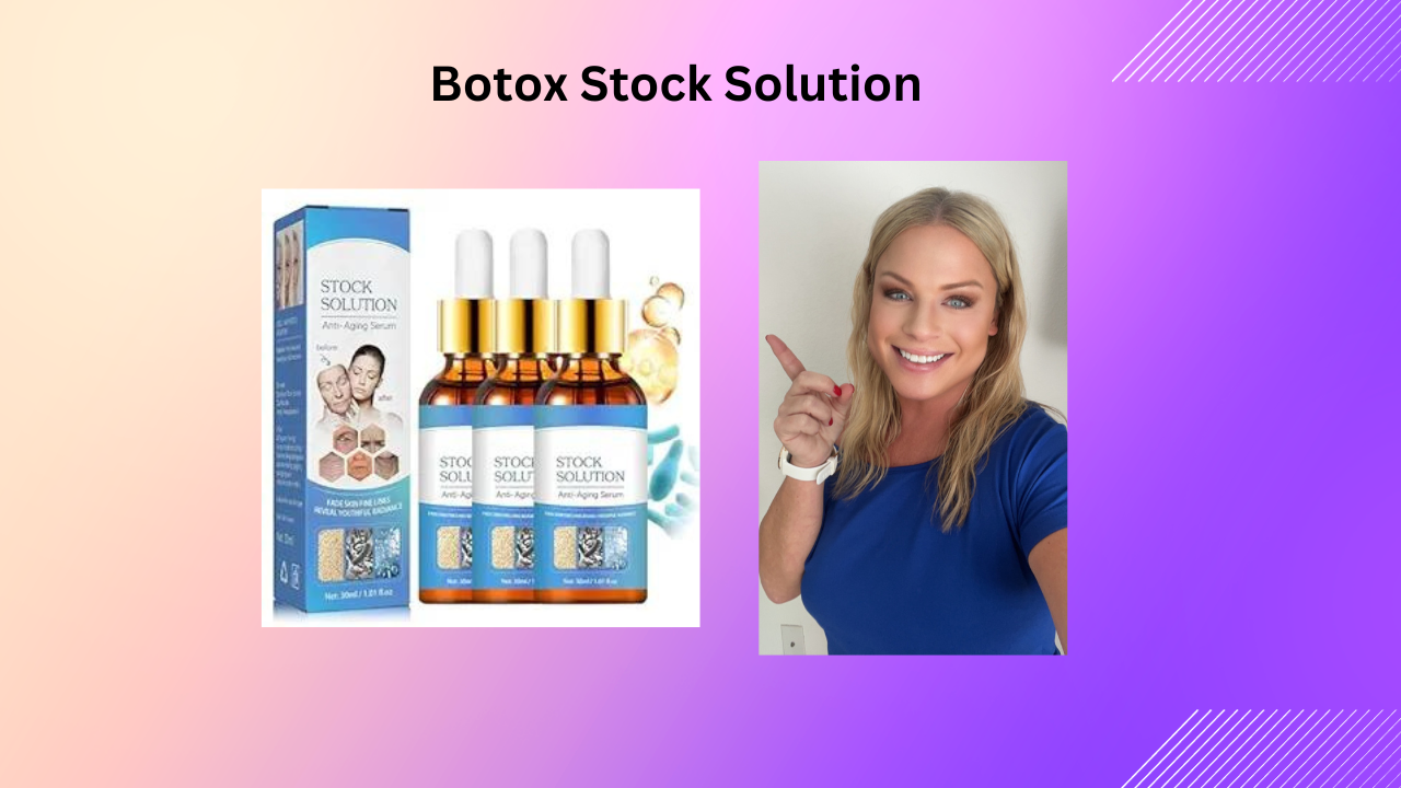 Watch Honest Review of the Botox Stock Solution on Amazon Live