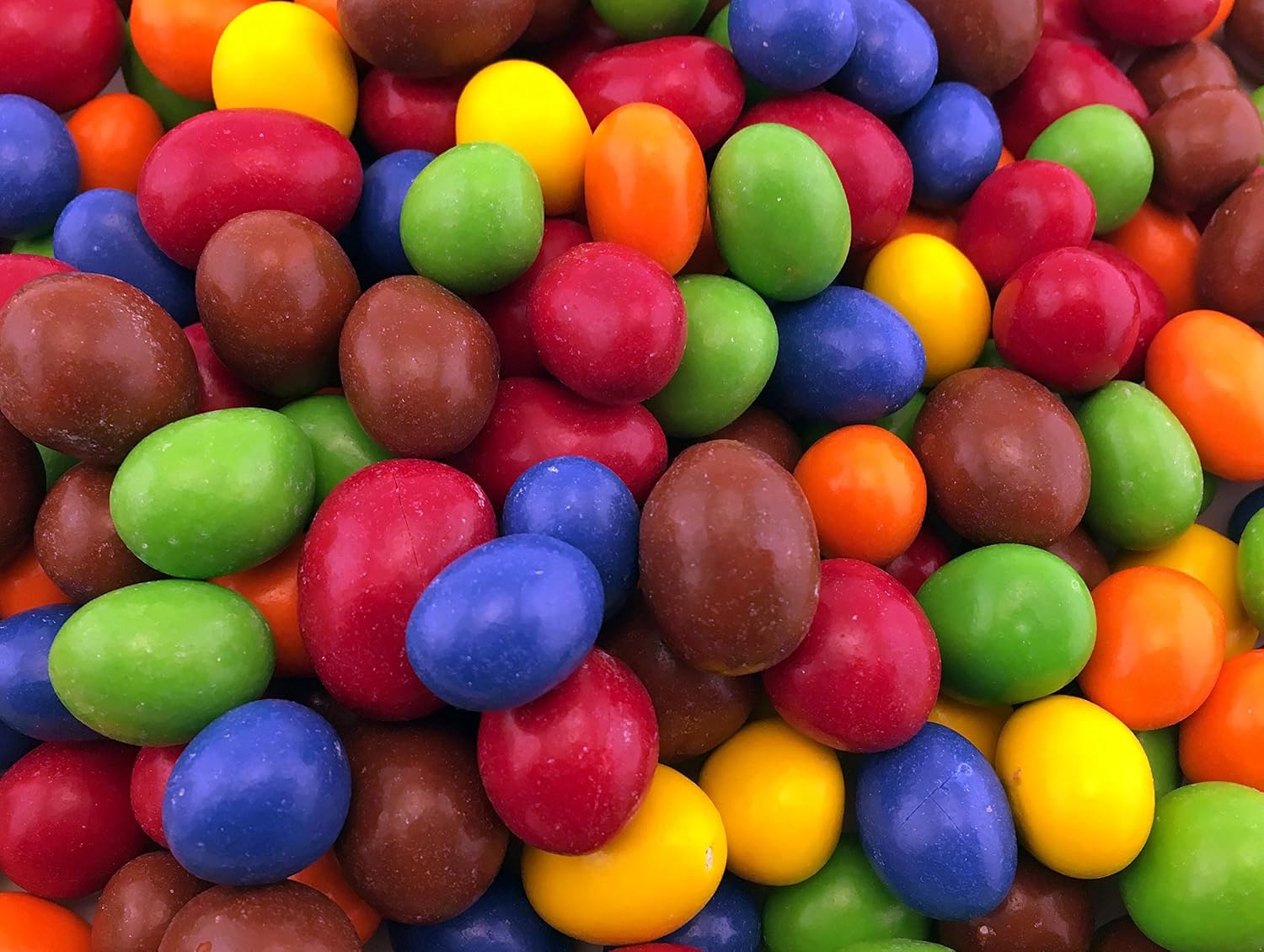 Amazon.com : Milk Chocolate Peanut Gems, Glaze Coated Milk Chocolate ...