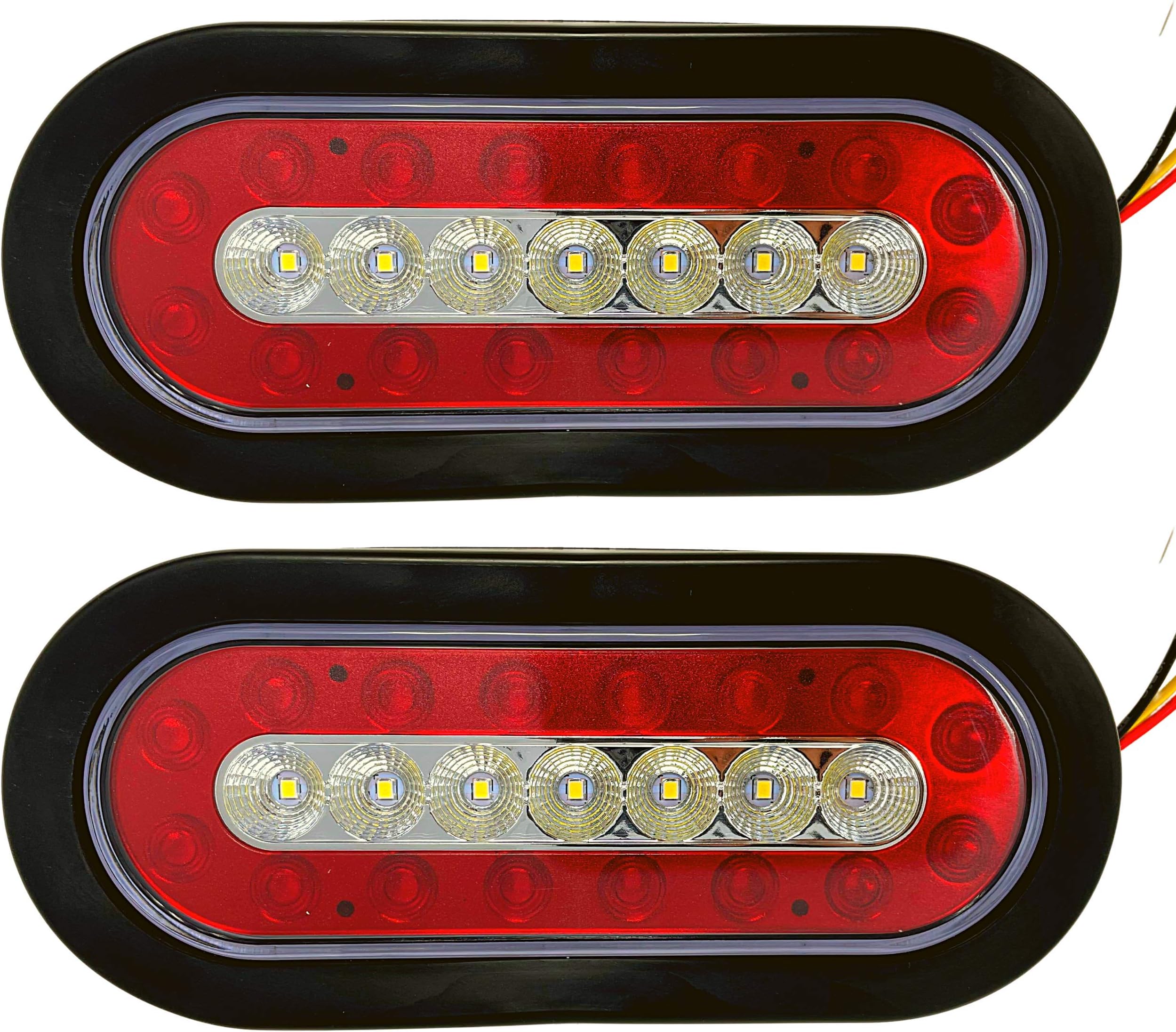 Amazon.com: Grote G6002 Red Hi Count® Oval LED Stop Tail Turn Lights ...