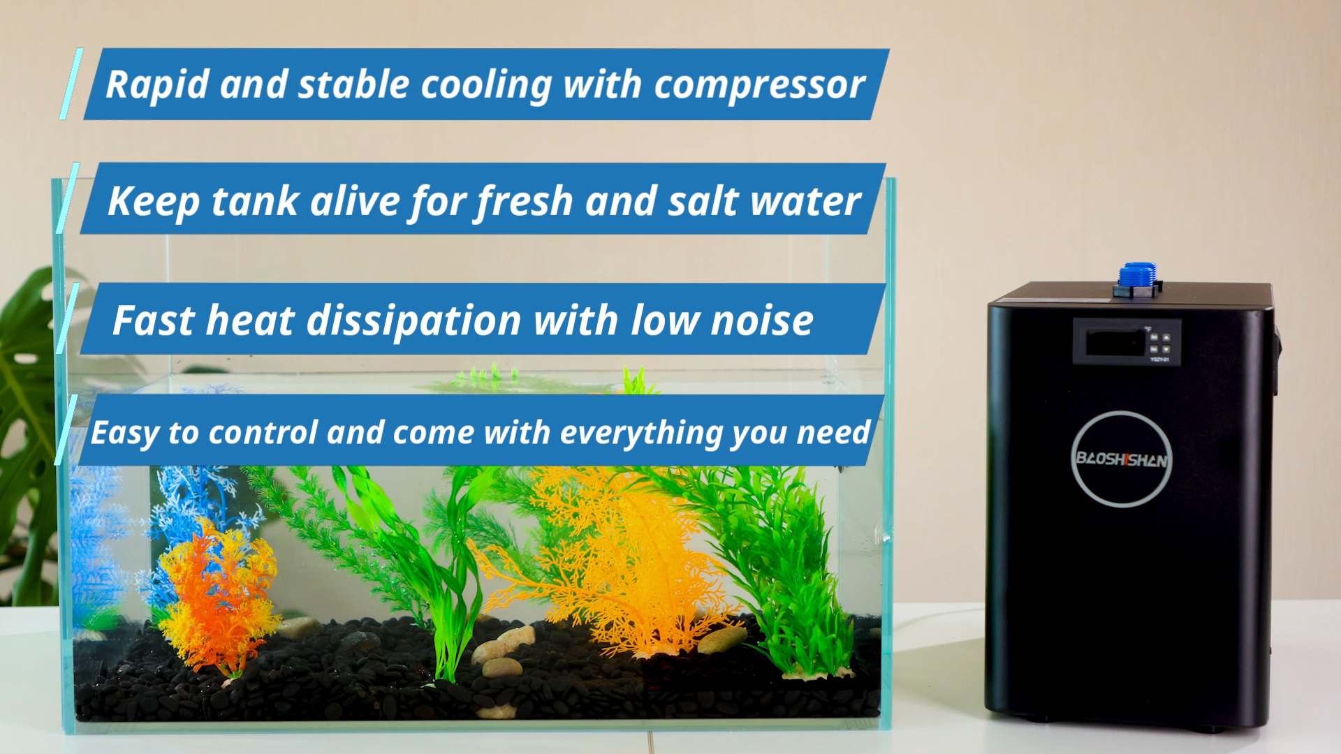 Cold Plunge Tub With Water Chiller BAOSHISHAN Aquarium Chiller 42gal 1/ ...