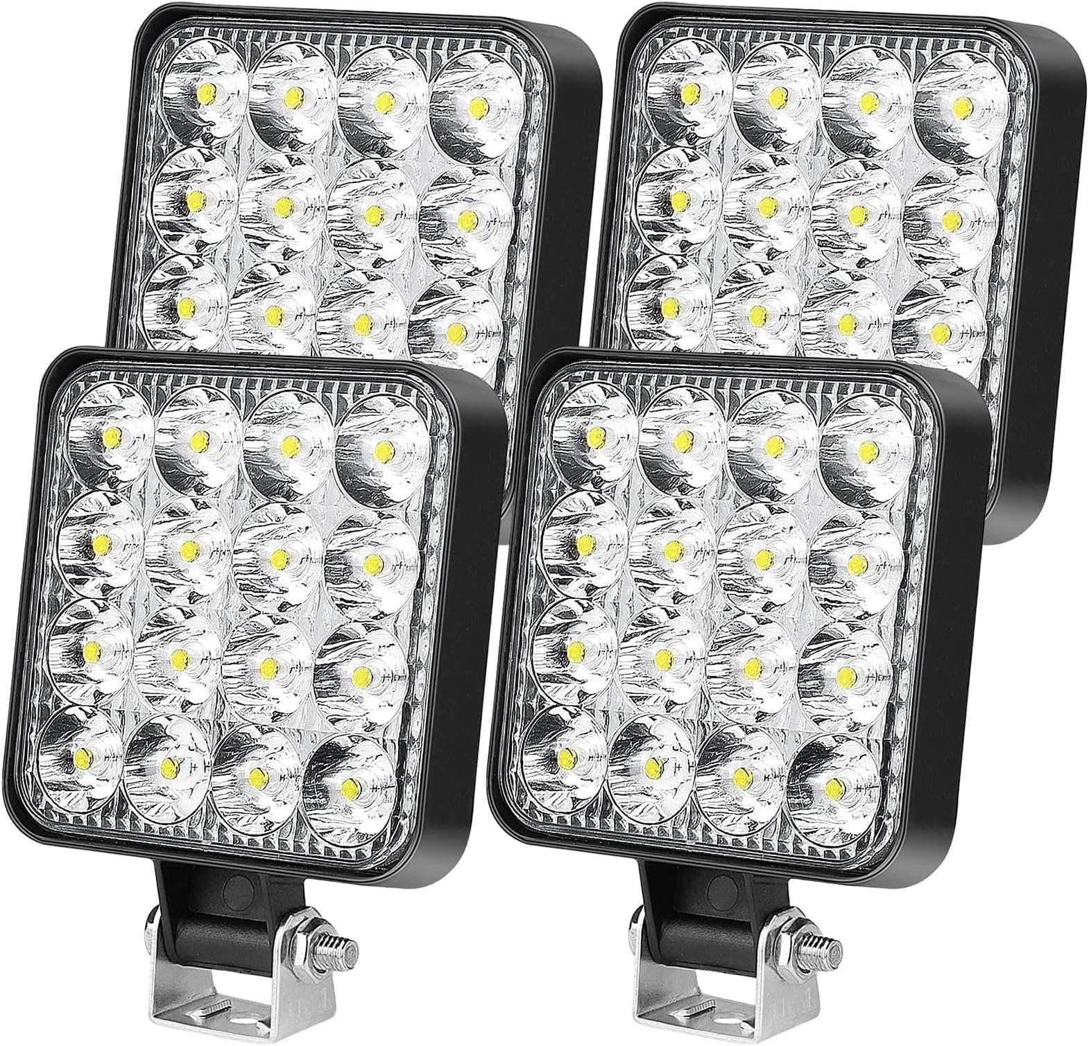 HOSPAOP LED Arbeitsscheinwerfer 12V Strahler 48W Offroad ...