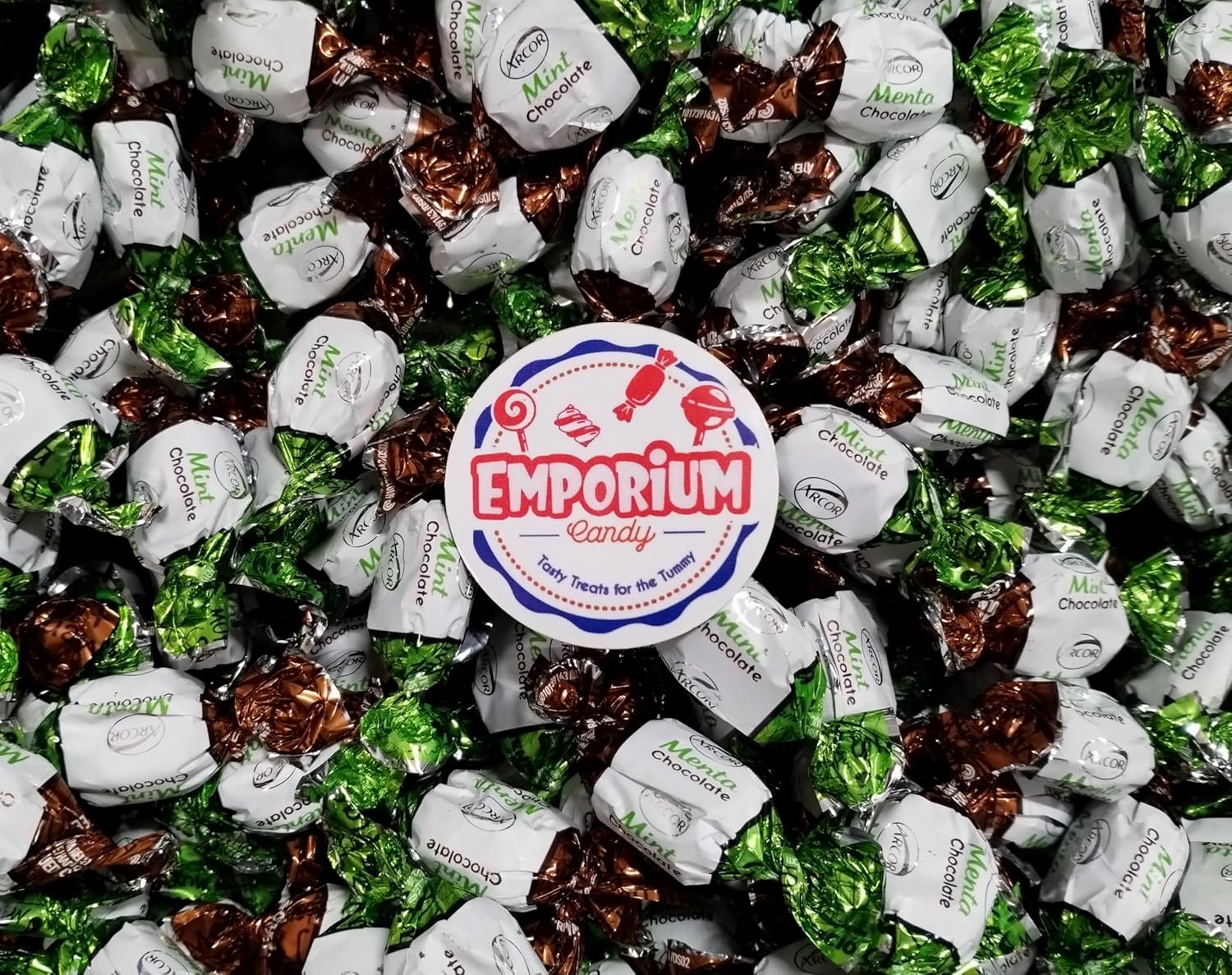 Amazon.com : Chocolate Filled Mint Hard Candy - 2 lbs of Decadent ...