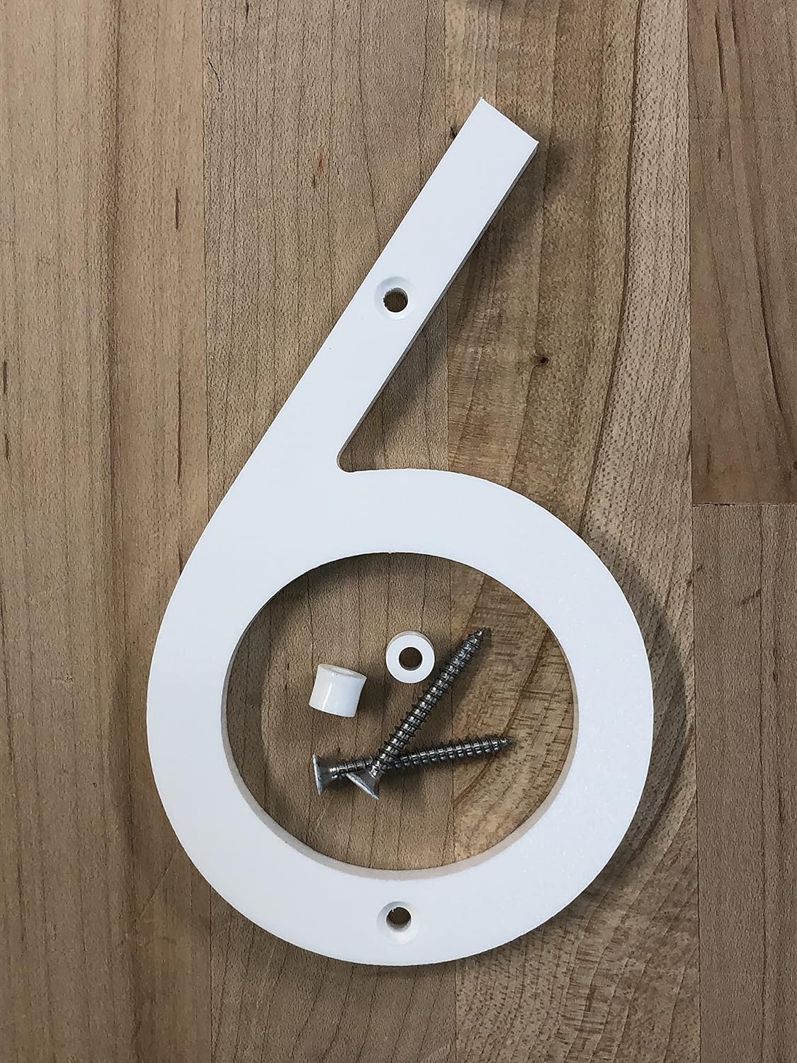 Amazon.com: 5 Inch Modern Plastic House Number, black or white building ...