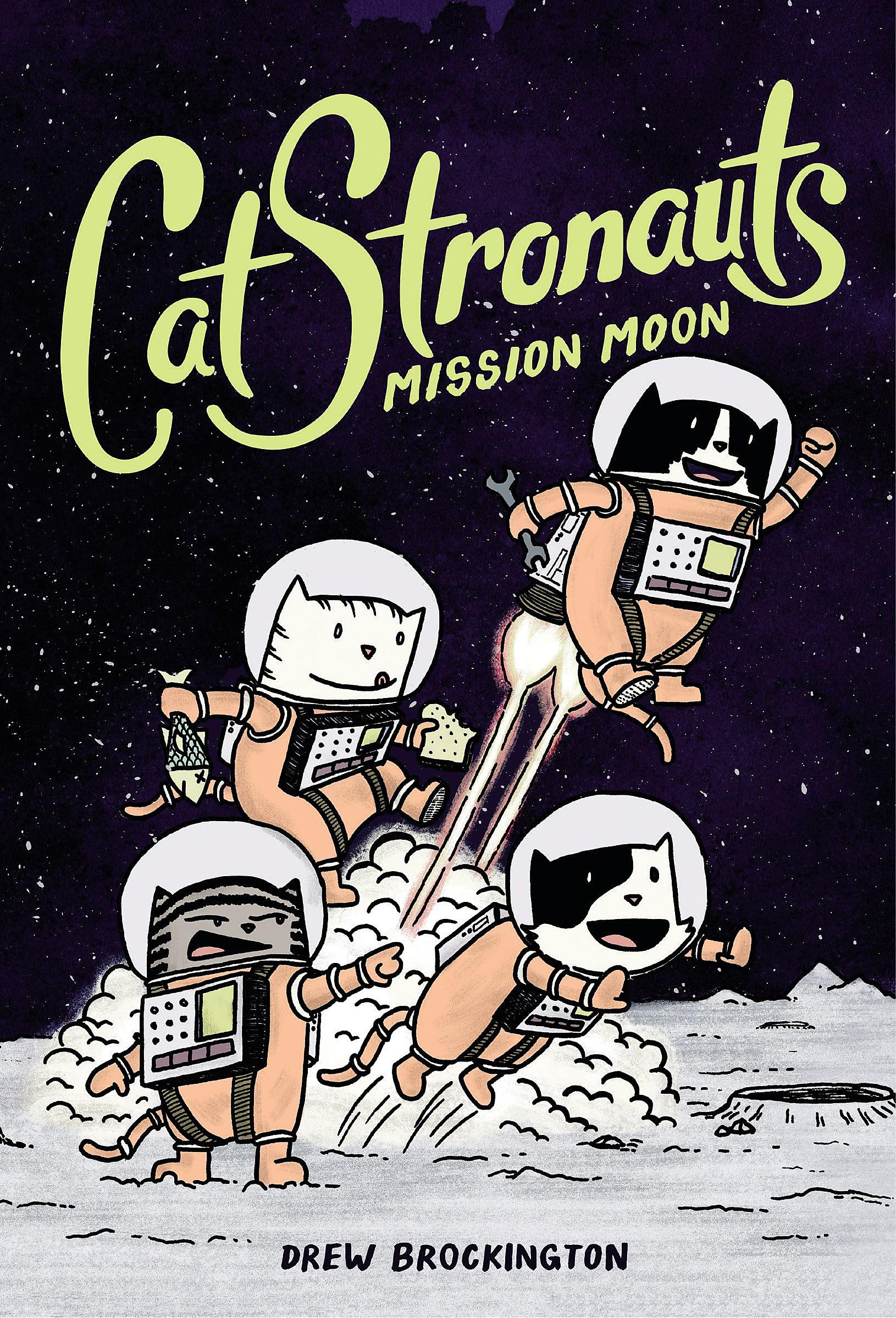 Amazon.com: CatStronauts: Mission Moon (CatStronauts, 1): 9780316307451 ...