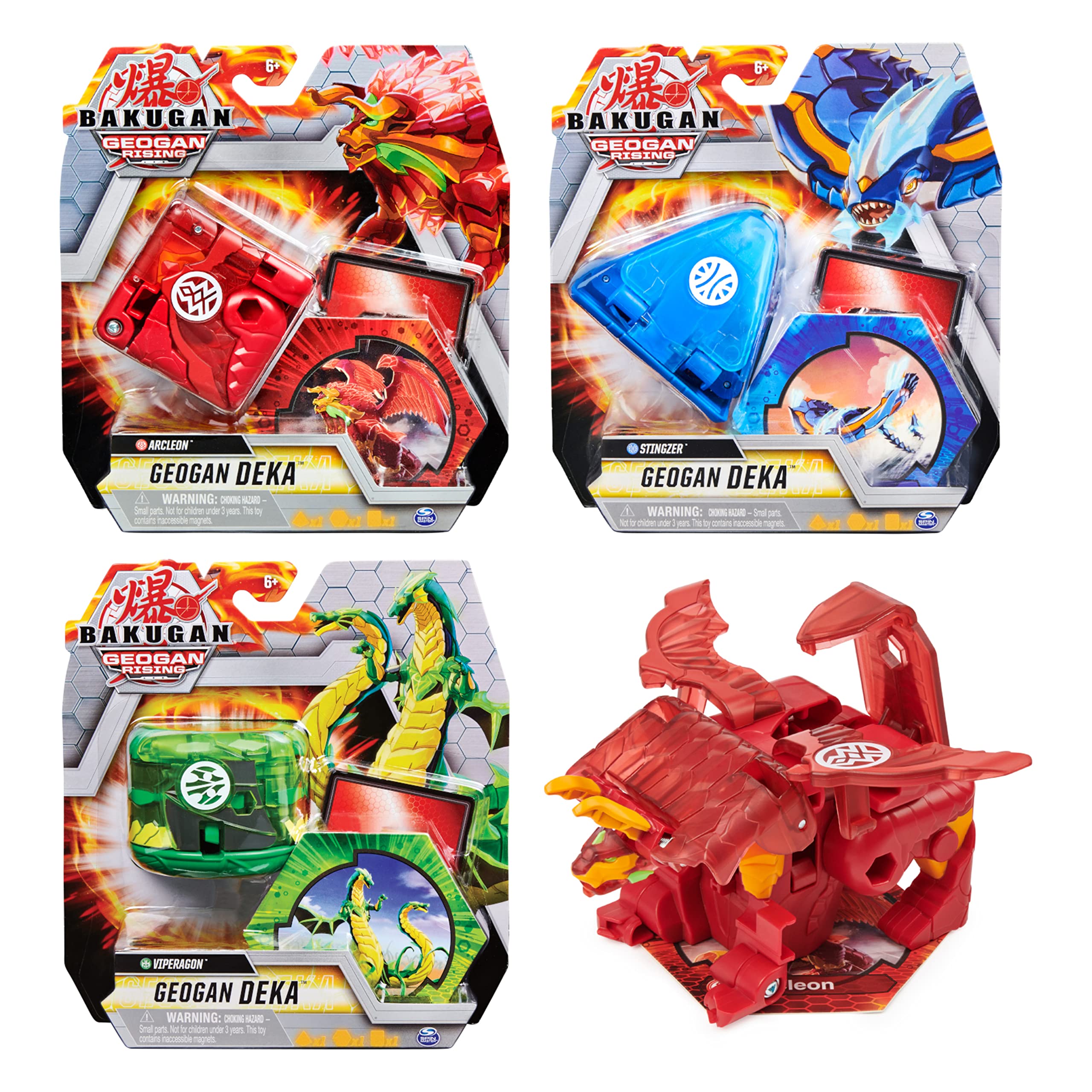 Bakugan Geogan Rising - Pack of 1 Geogan Deka Season 3 - Bakugan Geogan ...
