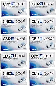 CB12 Boost Sugar Gum Free - Strong Mint - 10 : Amazon.es: Grocery