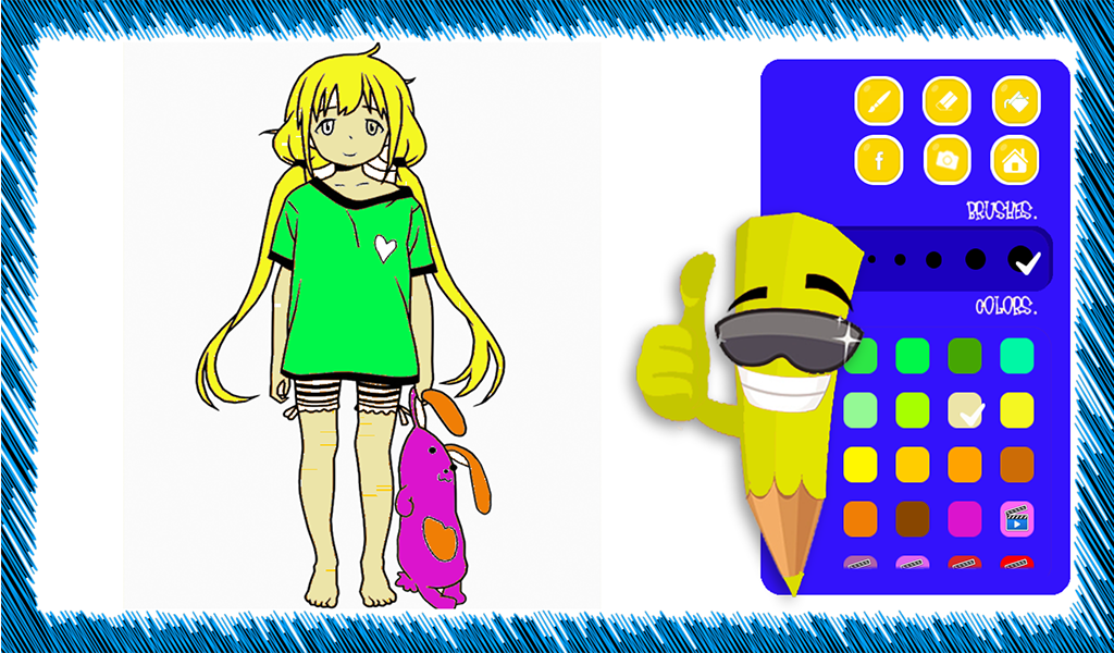 Coloring book for Anime Manga games for kids - App on Amazon Appstore