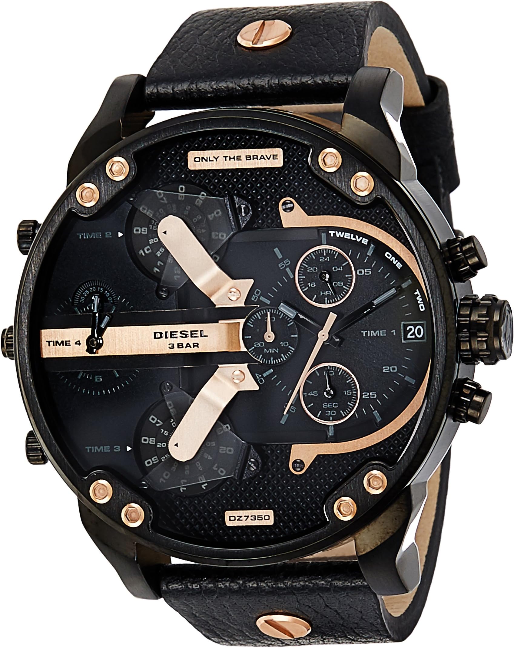 Diesel Mr. Daddy 2.0 Chronograph Quartz Black Dial Men's Watch DZ7433 ...