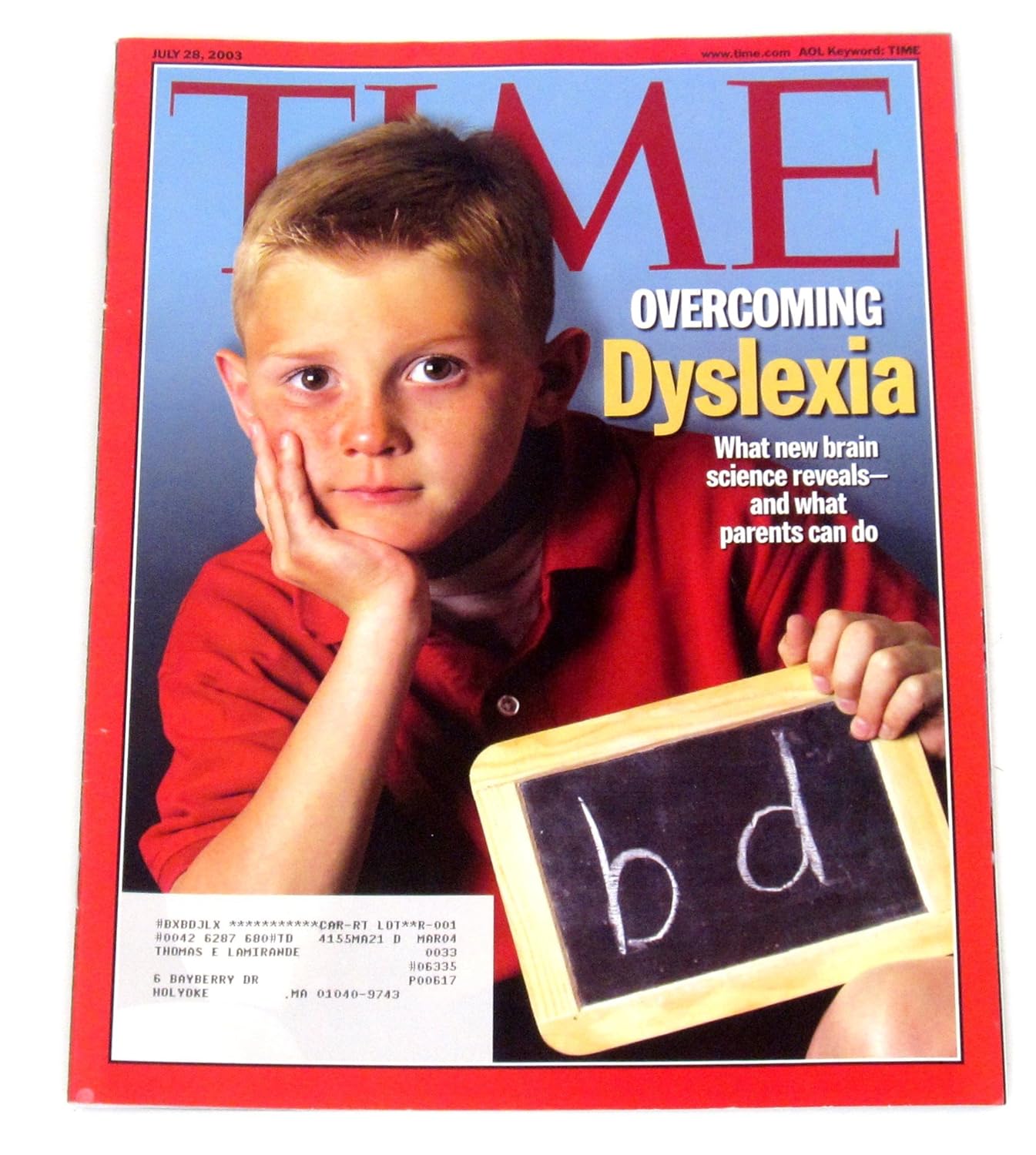 Time Magazine July 28 2003: Time International: Amazon.com: Books