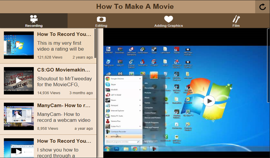 Make A Movie - Using Laptop - App on the Amazon Appstore