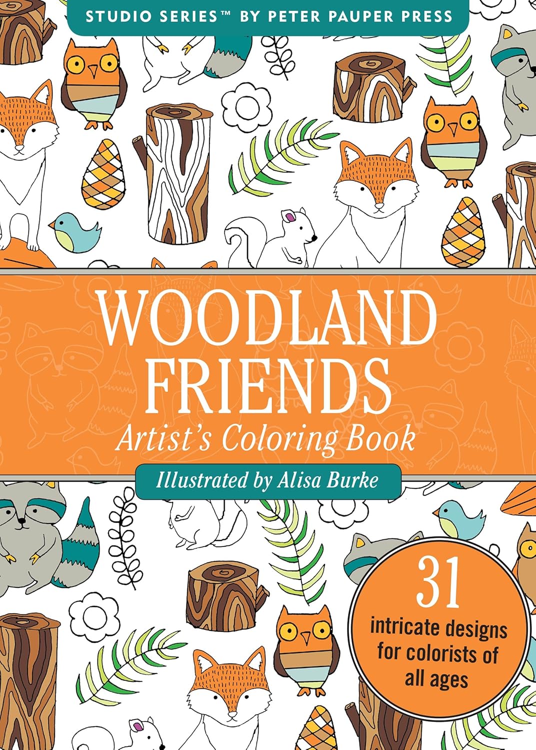 Amazon.com: Color Bk Small Woodland Friends (Studio Series ...